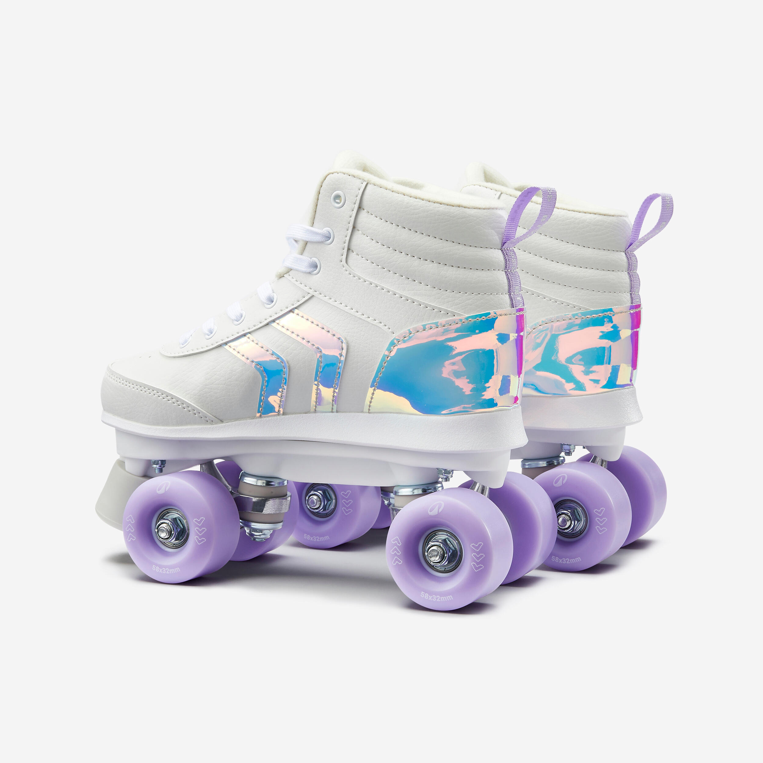Quad Roller Skates 100 - Lilac - Decathlon