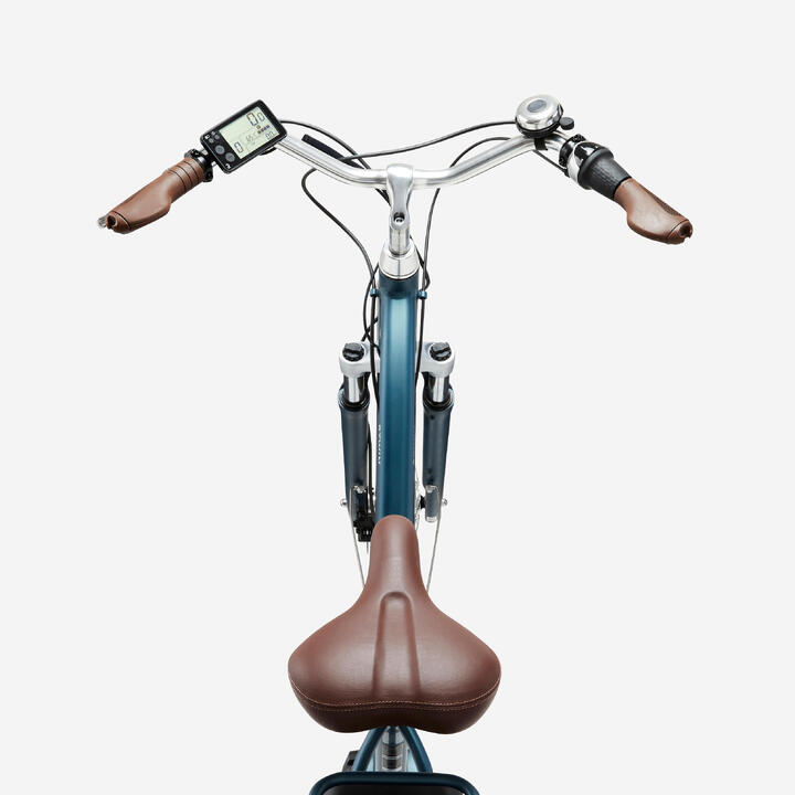 Vélo de ville électrique connecté Elops 920 E Connect LF blanc ELOPS ...