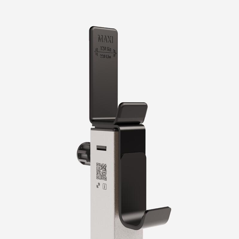 Ultra-Compact 2-Second Fold-Down Weight Training Rack 120 kg - Decathlon