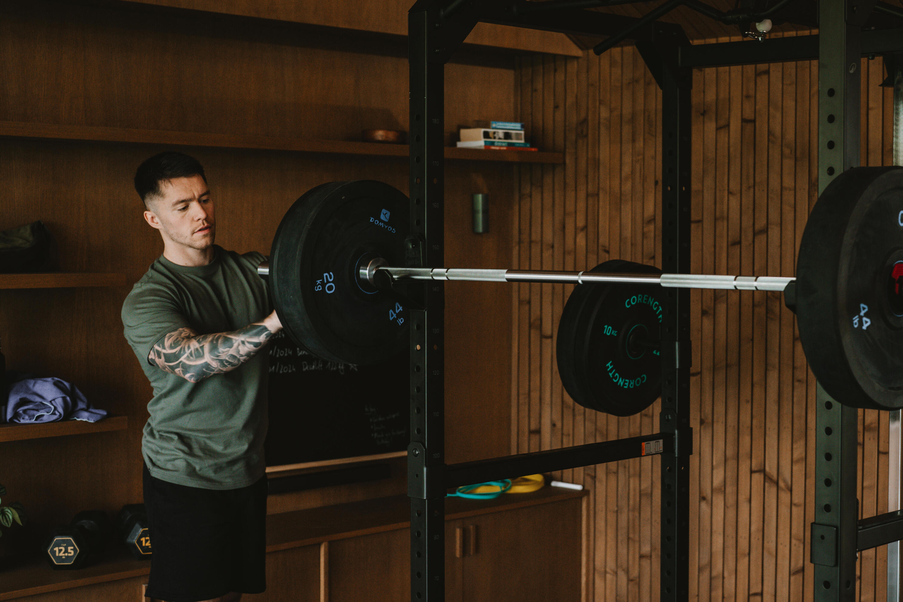 Weightlifting Bar 20 kg - 50 mm Diameter Sleeve - 28 mm grip | Decathlon