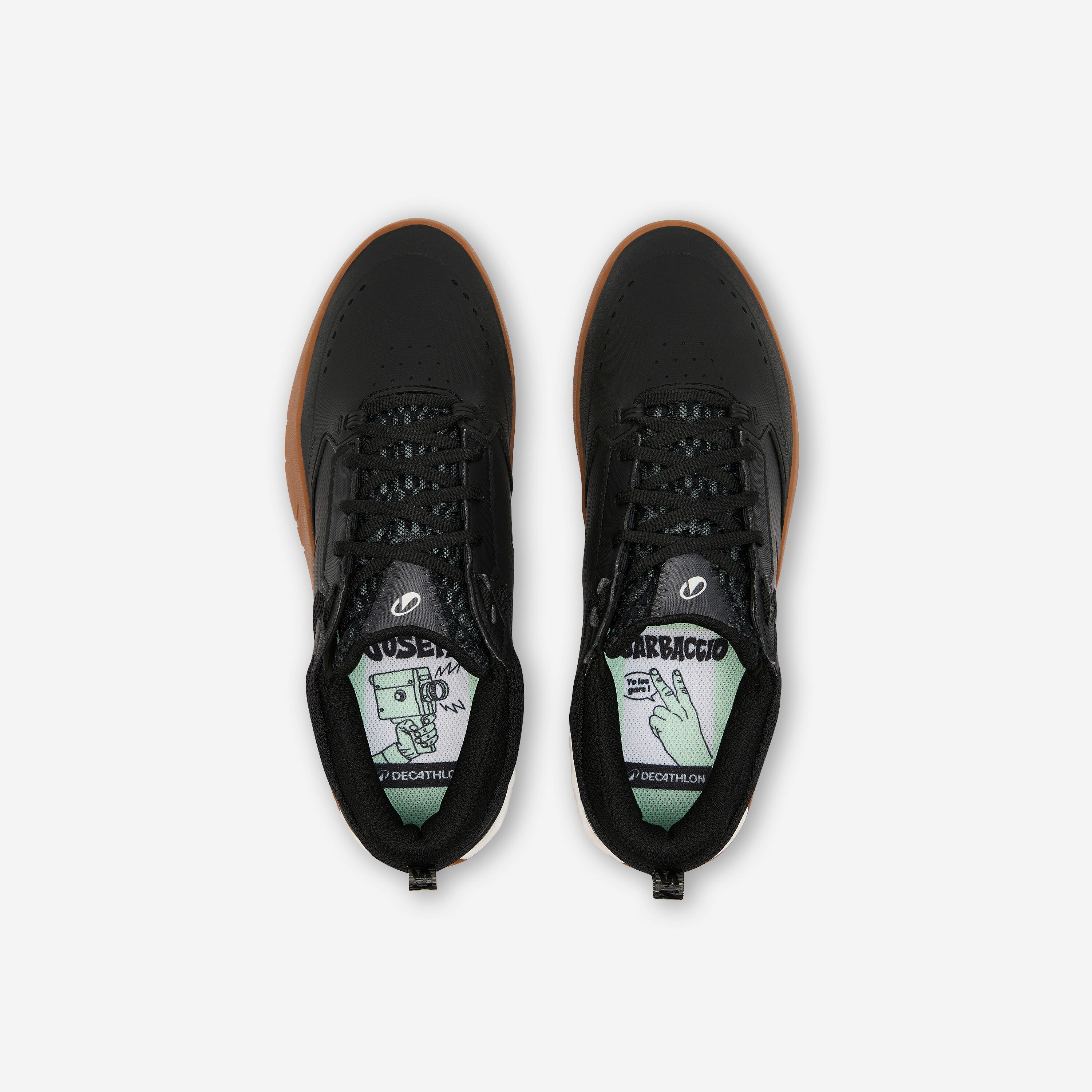 Skateboarding Shoe Crush900 Joseph Garbaccio Pro - Black/Rubber ...