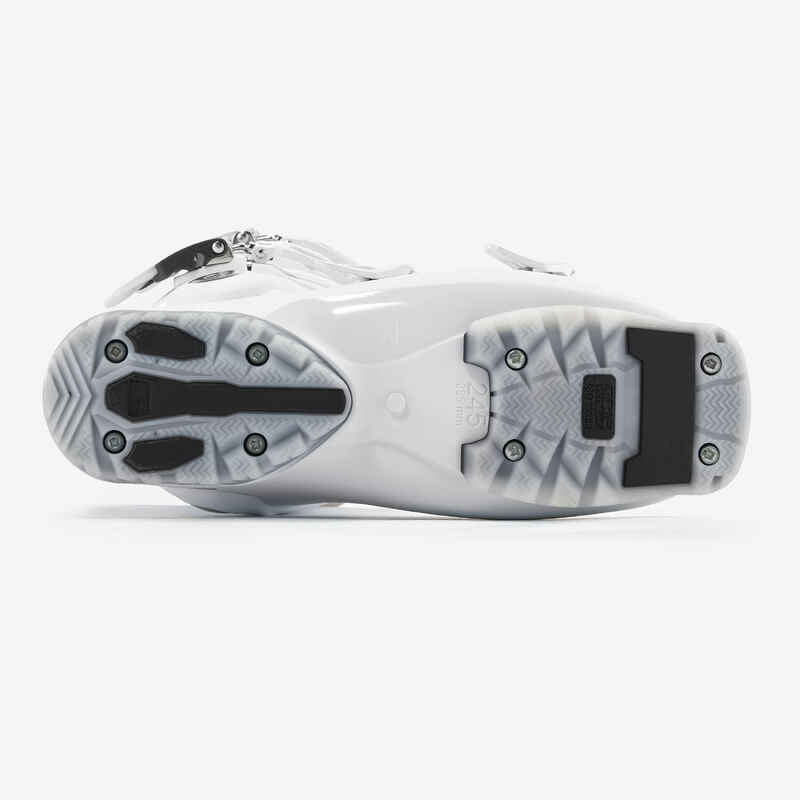 Beli ženski smučarski čevlji VIZION 4B PRO - Decathlon