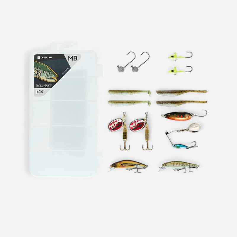 BOXMB TROUT LURE KIT BOX - Decathlon