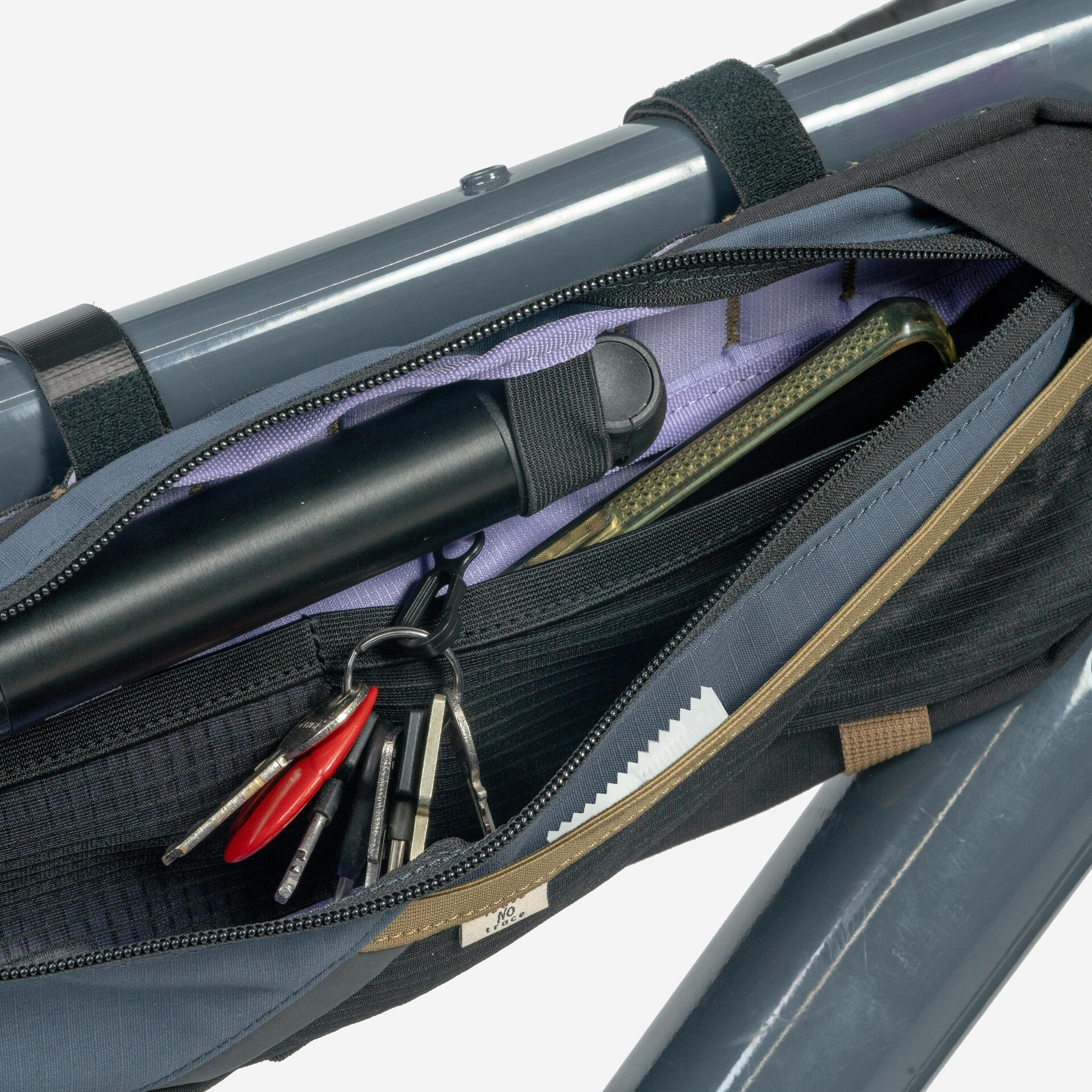Cycling Bikepacking Half-Frame Bag ADVT 500 (2.5L)