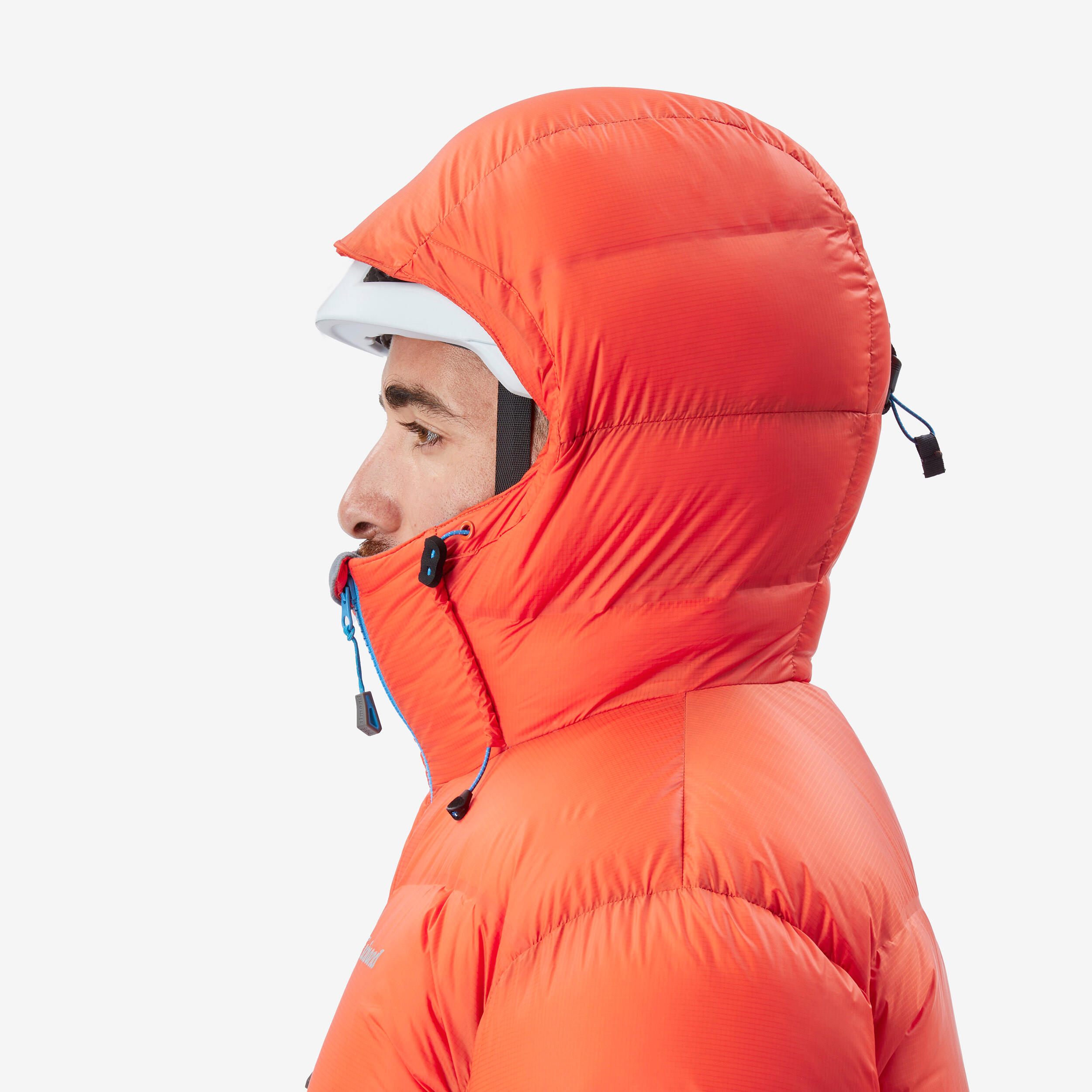 Men’s mountaineering down jacket - MAKALU red | Simond