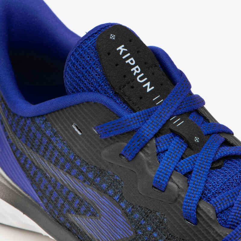 Kids' KIPRUN K500 FAST running shoes - black and blue - Decathlon