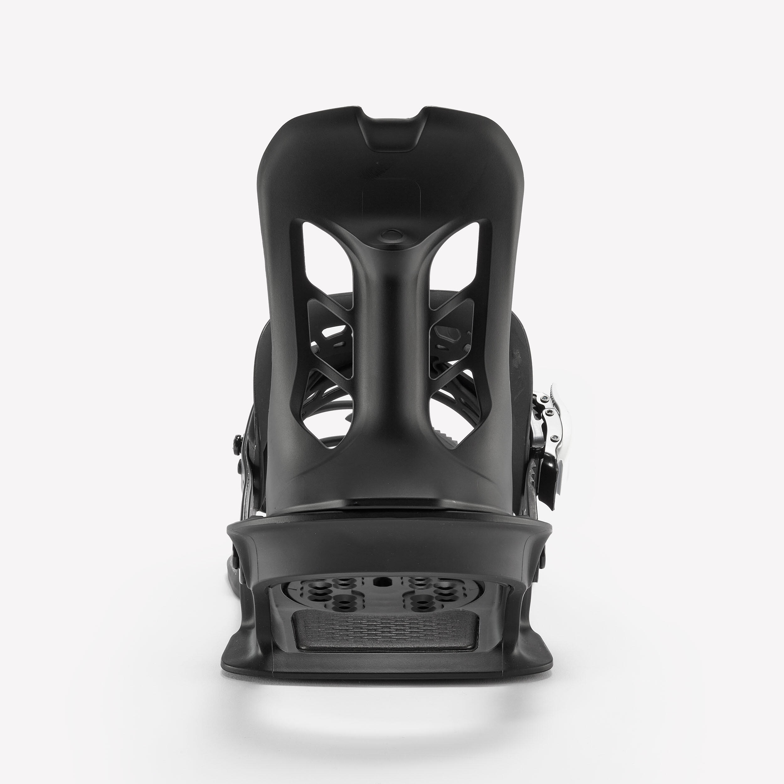 Snowboard Bindings – SNB 100 - smoked black - Dreamscape - Decathlon