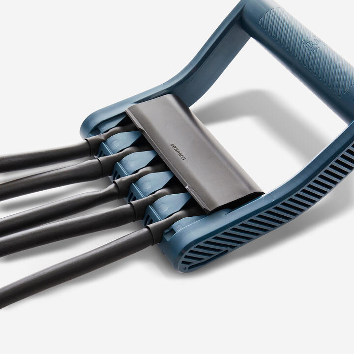 Extenseur de musculation réglable de 5 à 25kg - noir et bleu CORENGTH ...