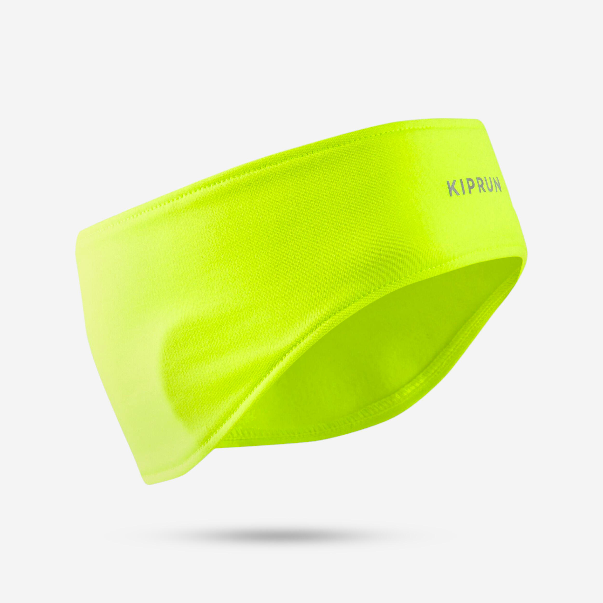 KIPRUN Warm Unisex Running Headband - Yellow fl - Decathlon