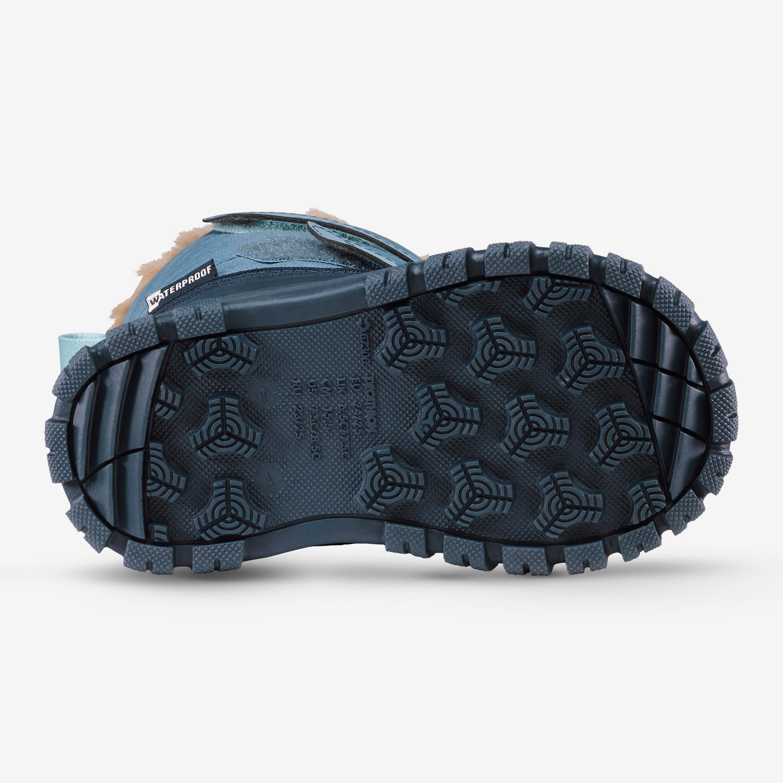 Čizme za snijeg 900 tople i vodootporne dječje plave - Decathlon