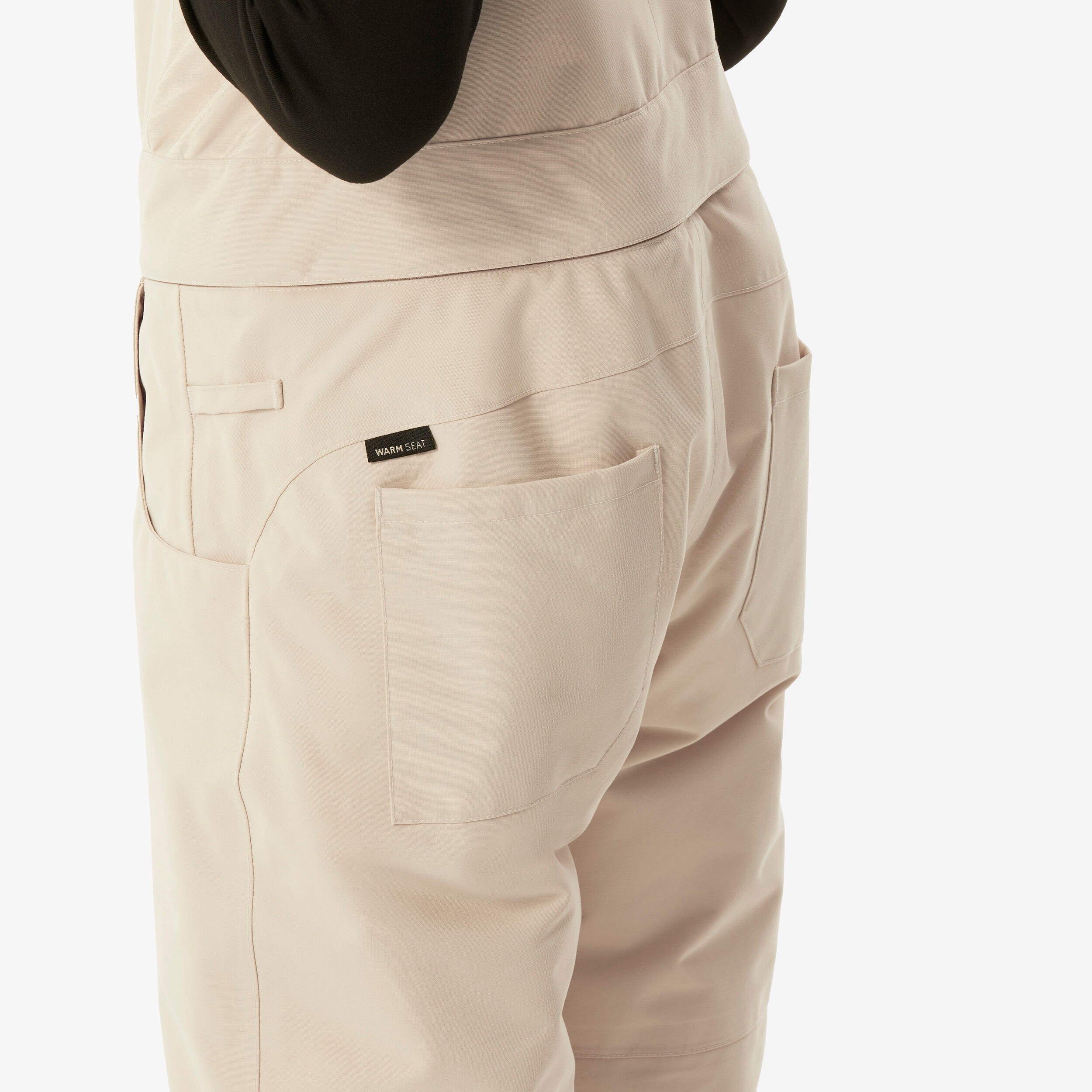 Girls’ Durable Skiing and Snowboarding Salopettes - 500 - White | Decathlon