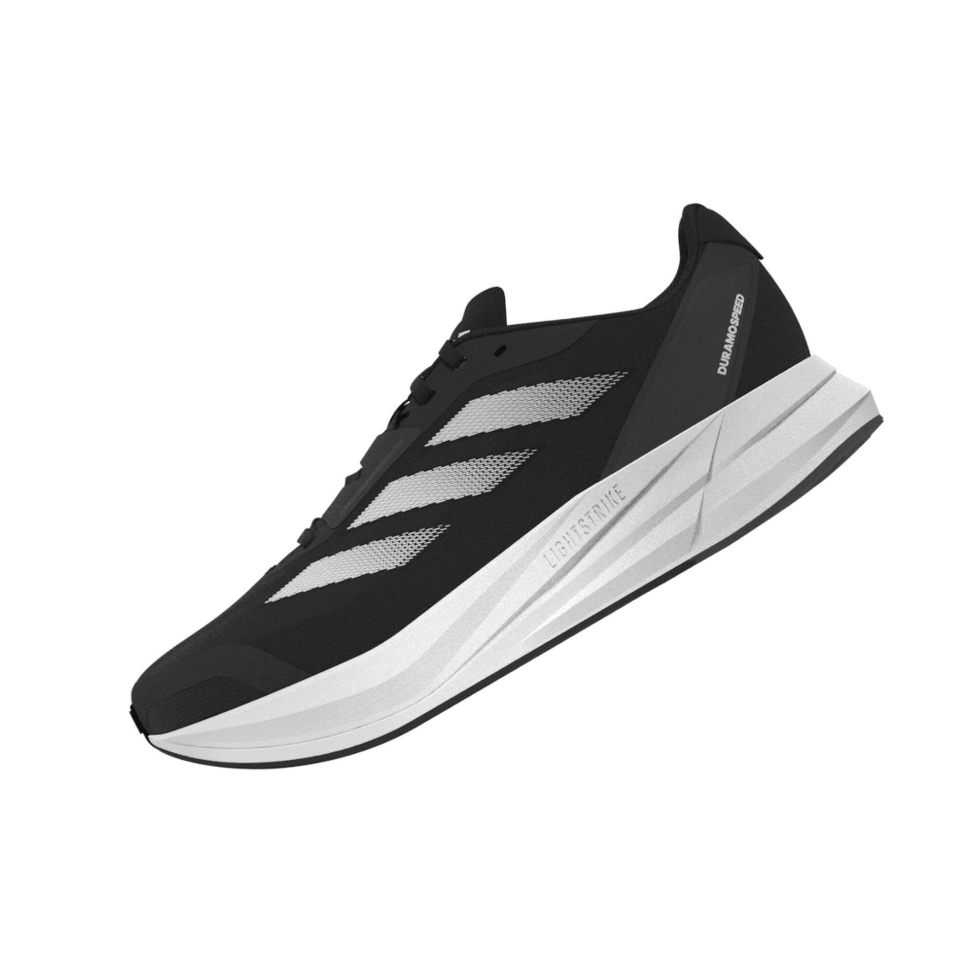 Adidas men running shoes duramo speed m core black/white/carbon