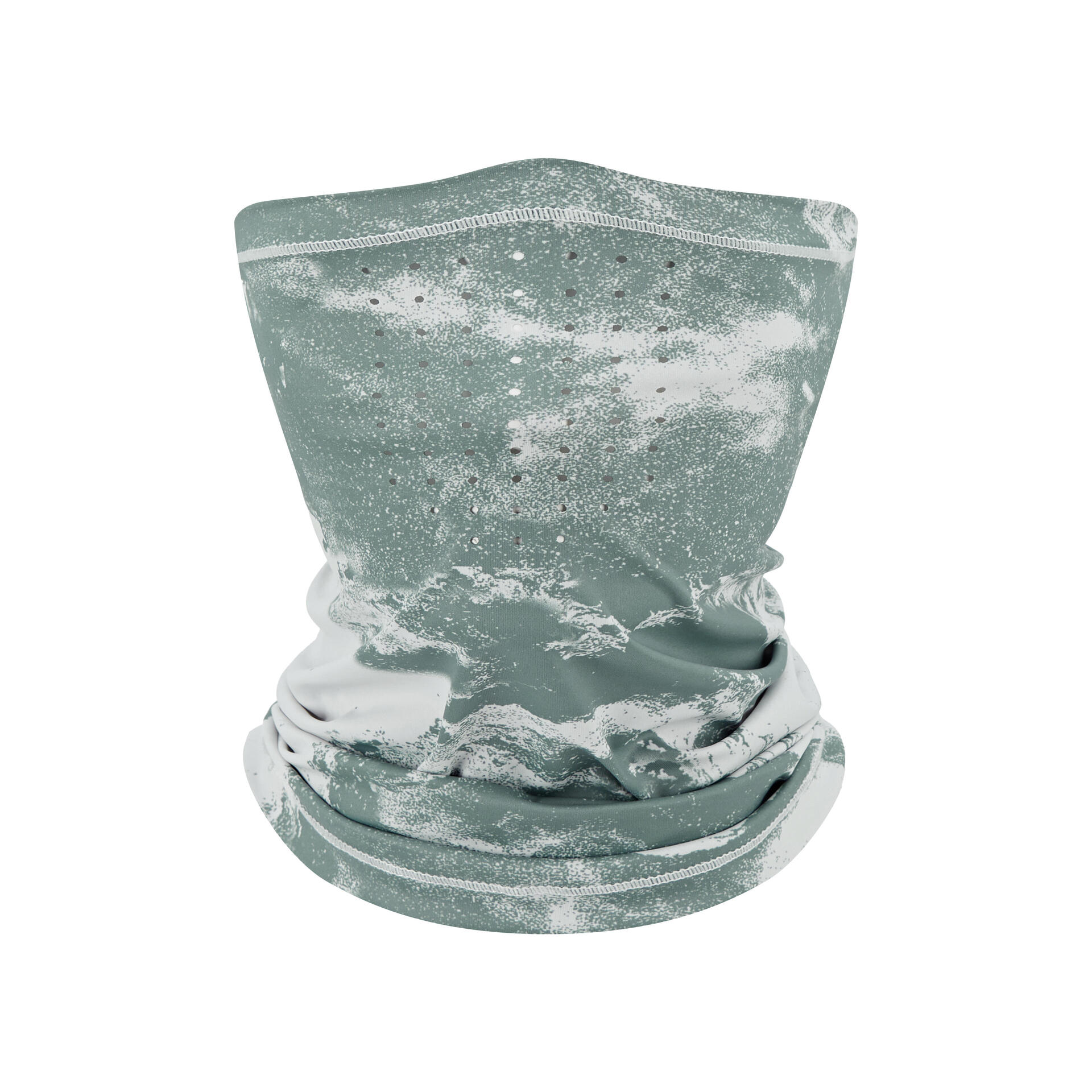 Fishing Neck Gaiter 500 ANTI-UV Grey White