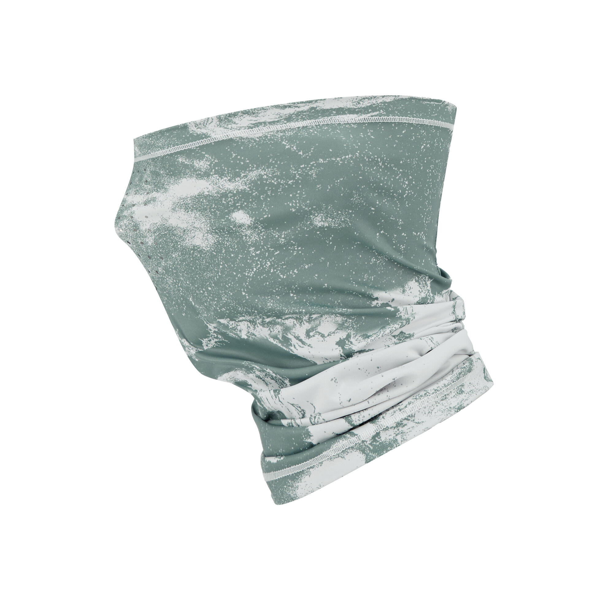 Fishing Neck Gaiter 500 ANTI-UV Grey White