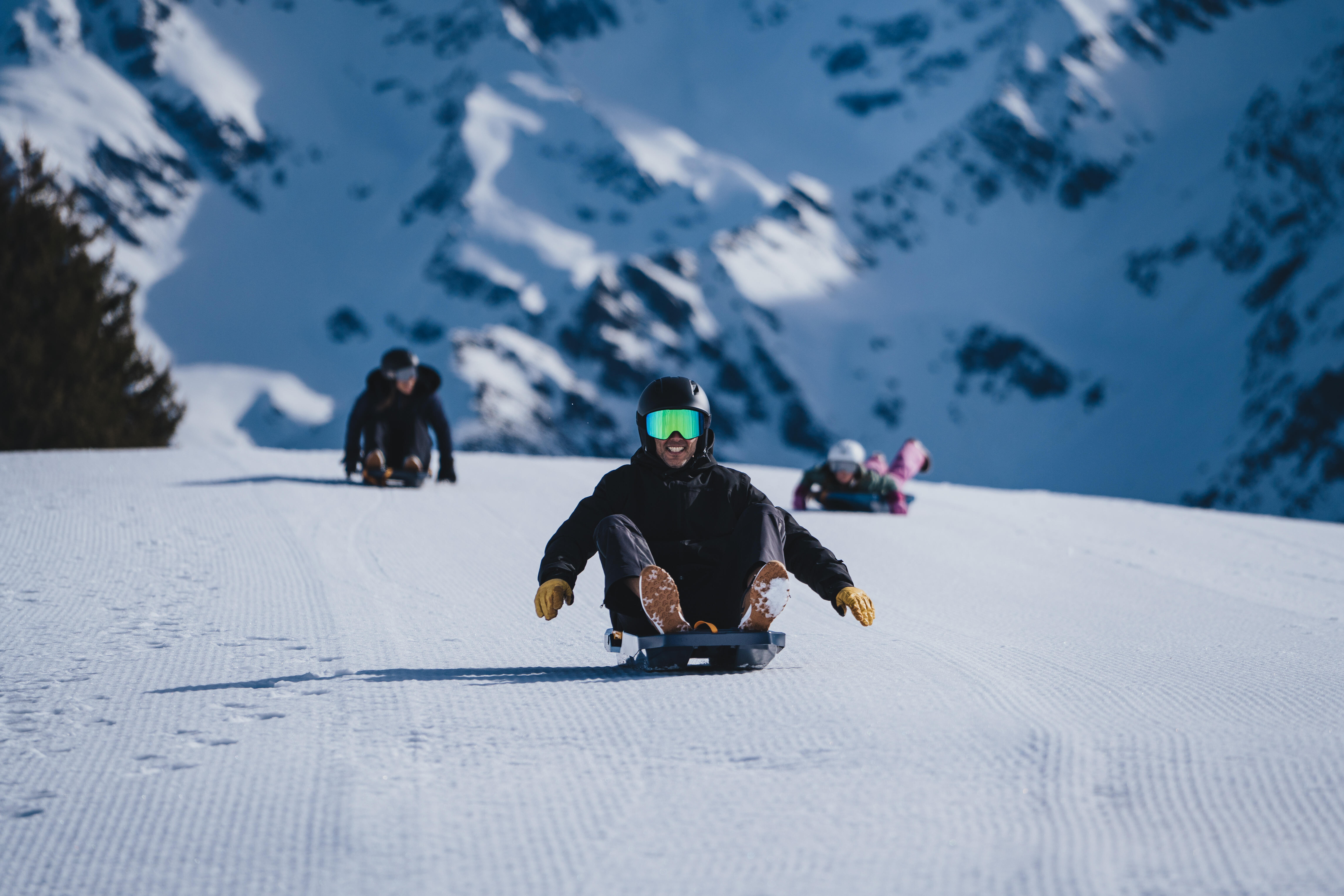 Snow Sled with Brakes - Trilugik 500 - Wedze - Decathlon
