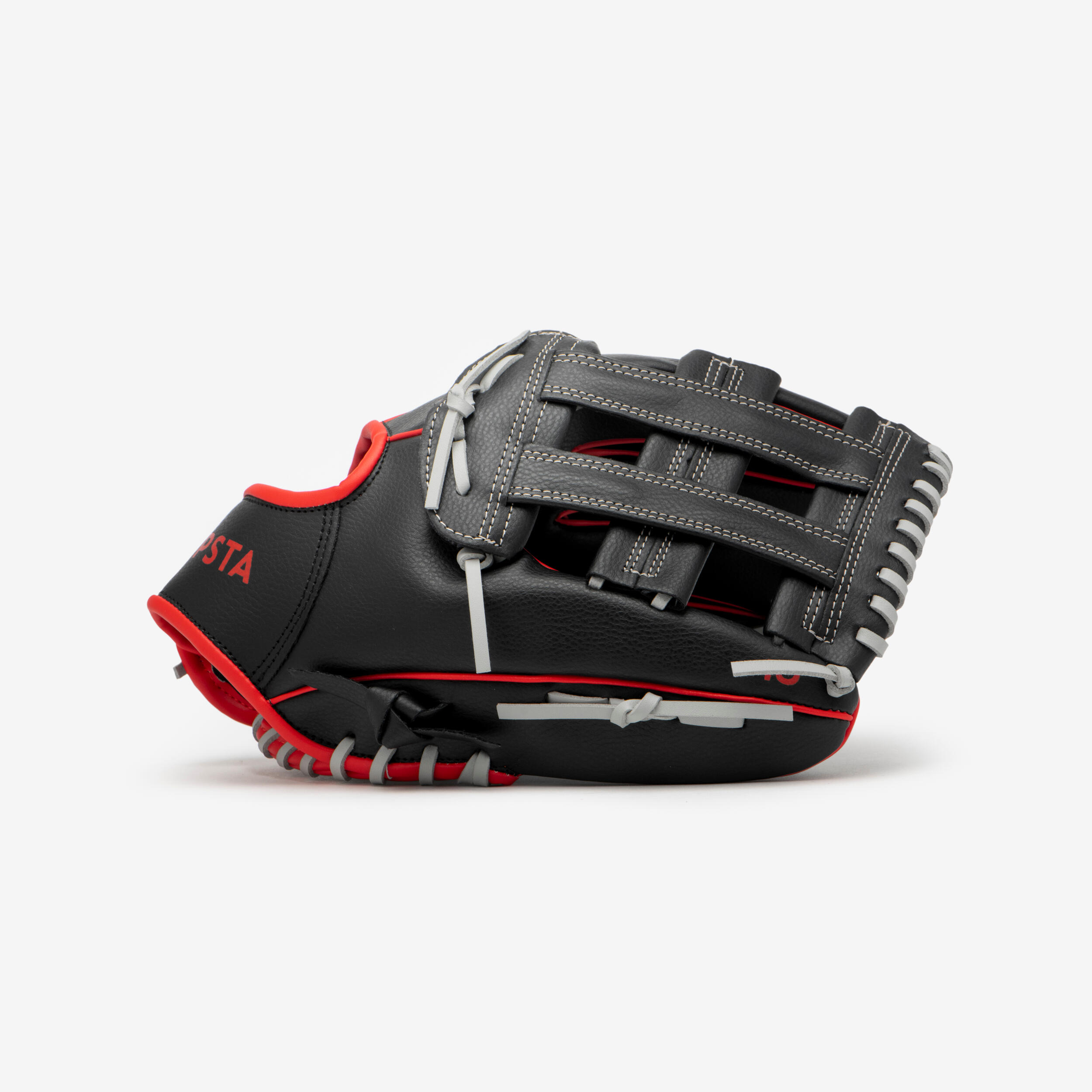 Baseball Glove Right-Hand Throw Adult - BA100 Black Red KIPSTA | Decathlon