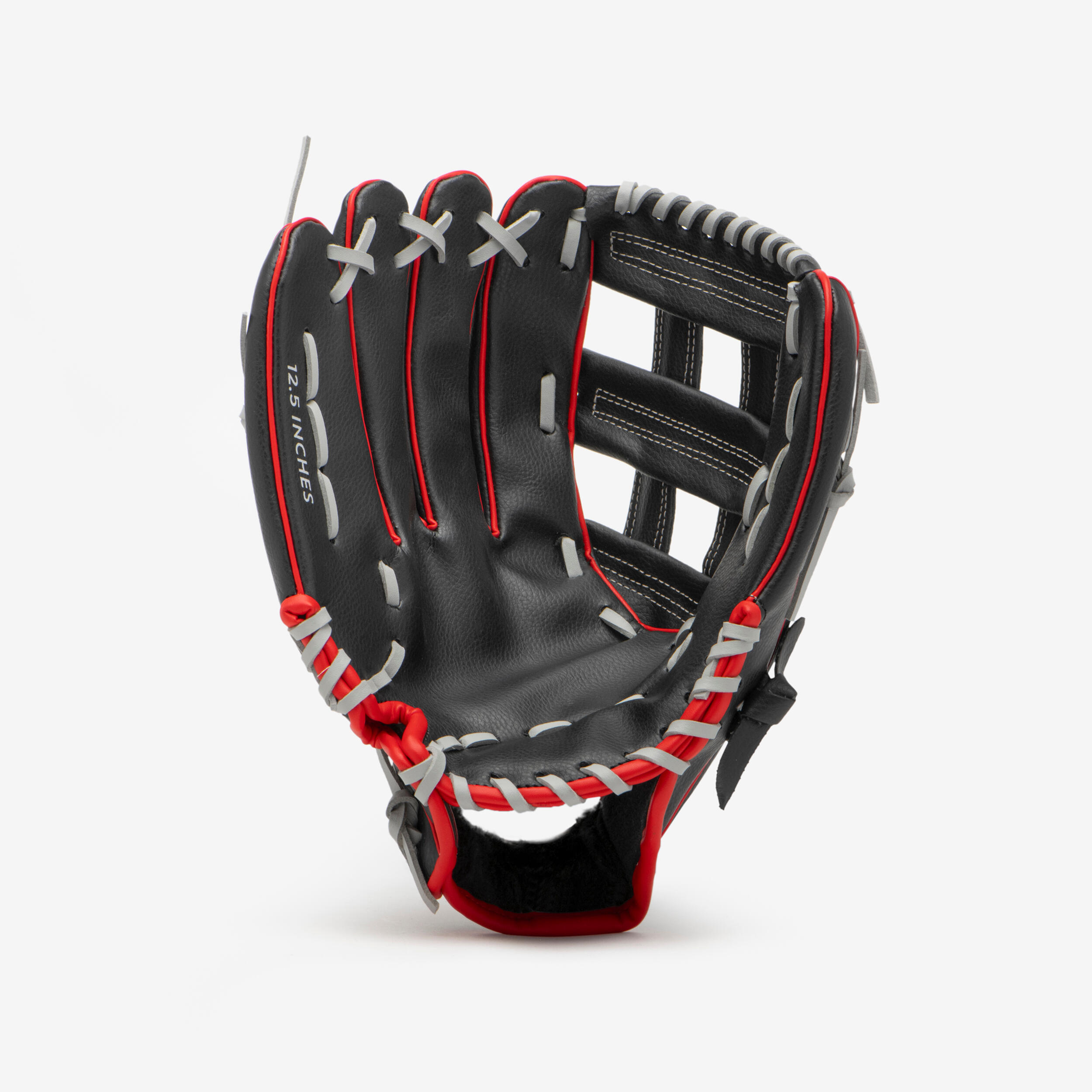 Left-Hand Throw Baseball Glove – BA 100 - smoked black, burgundy red ...