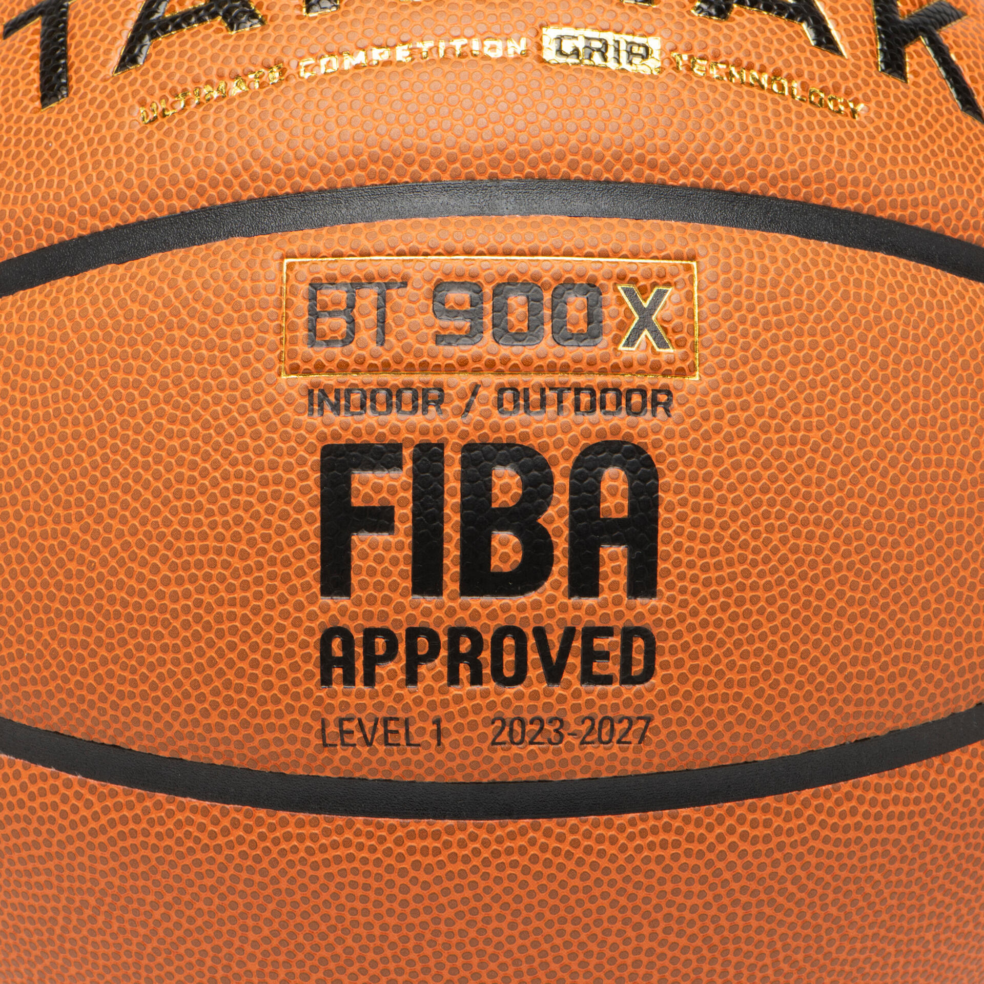 Basketball Size 7 FIBA BT900 Grip Touch - Orange