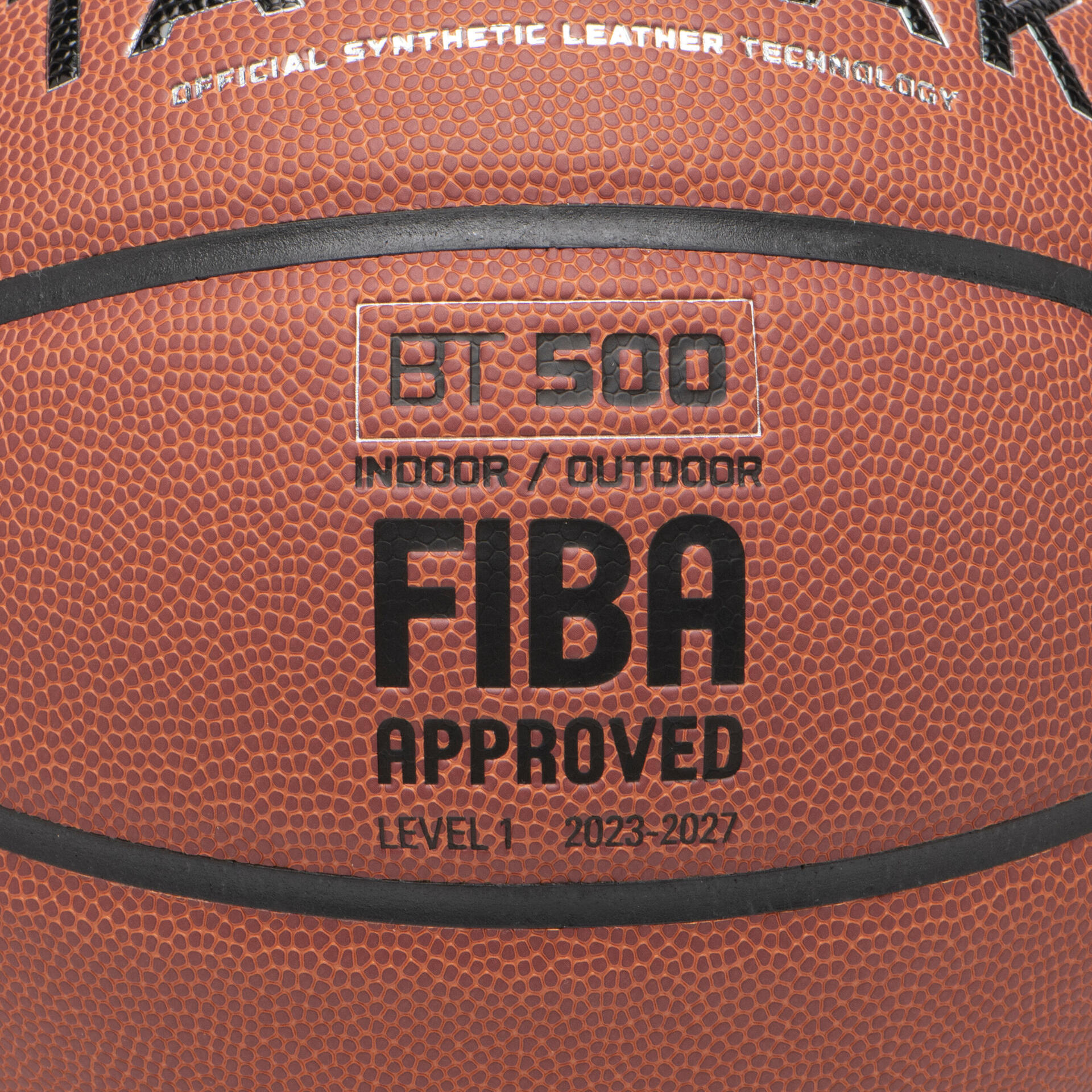 Kids' Size 5 Basketball BT500 Touch - Orange