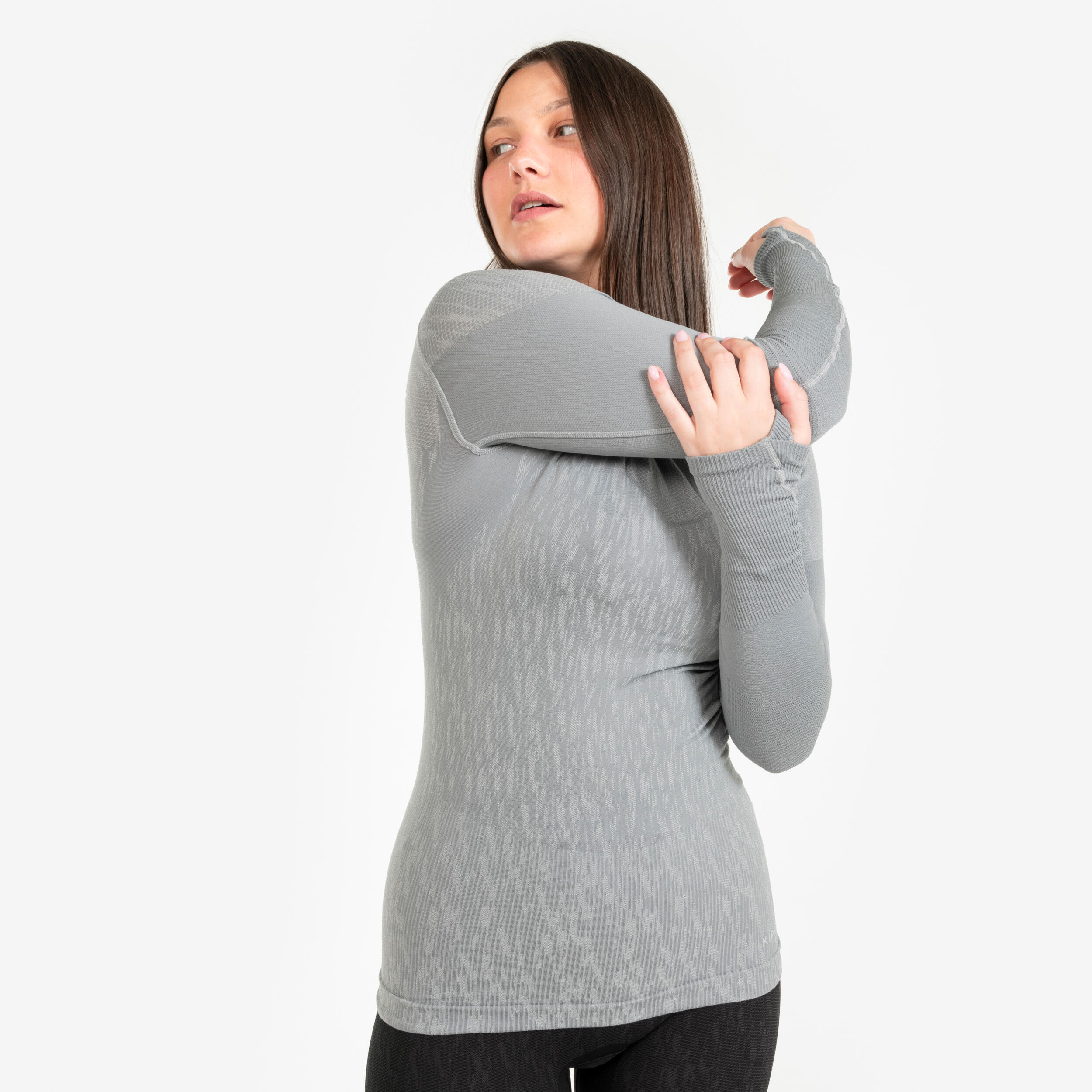 Unisex Football Long-Sleeved Seamless Thermal Base Layer Top Keepdry ...