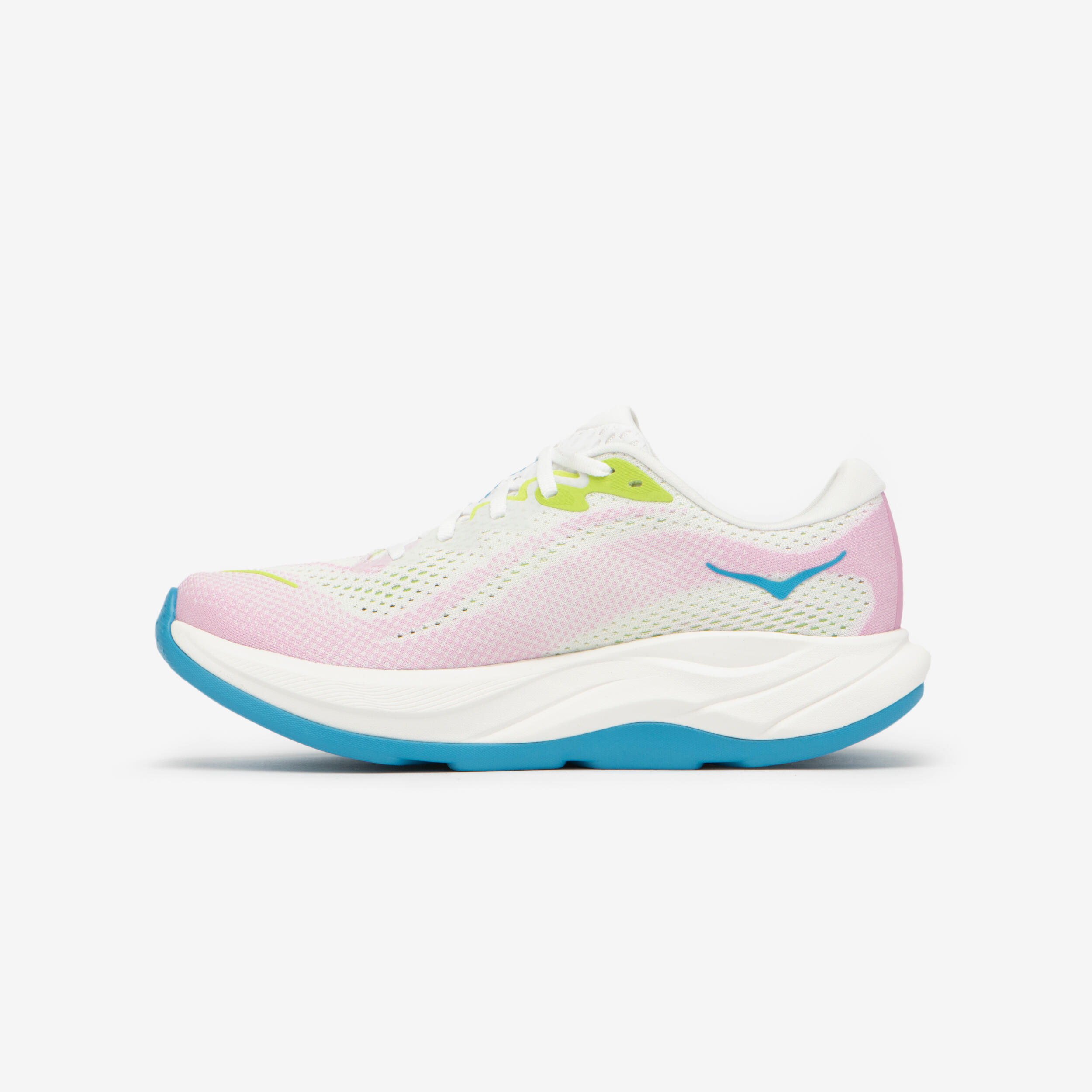 Sieviešu skriešanas apavi “Hoka Rincon 4”, balti/rozā - Decathlon