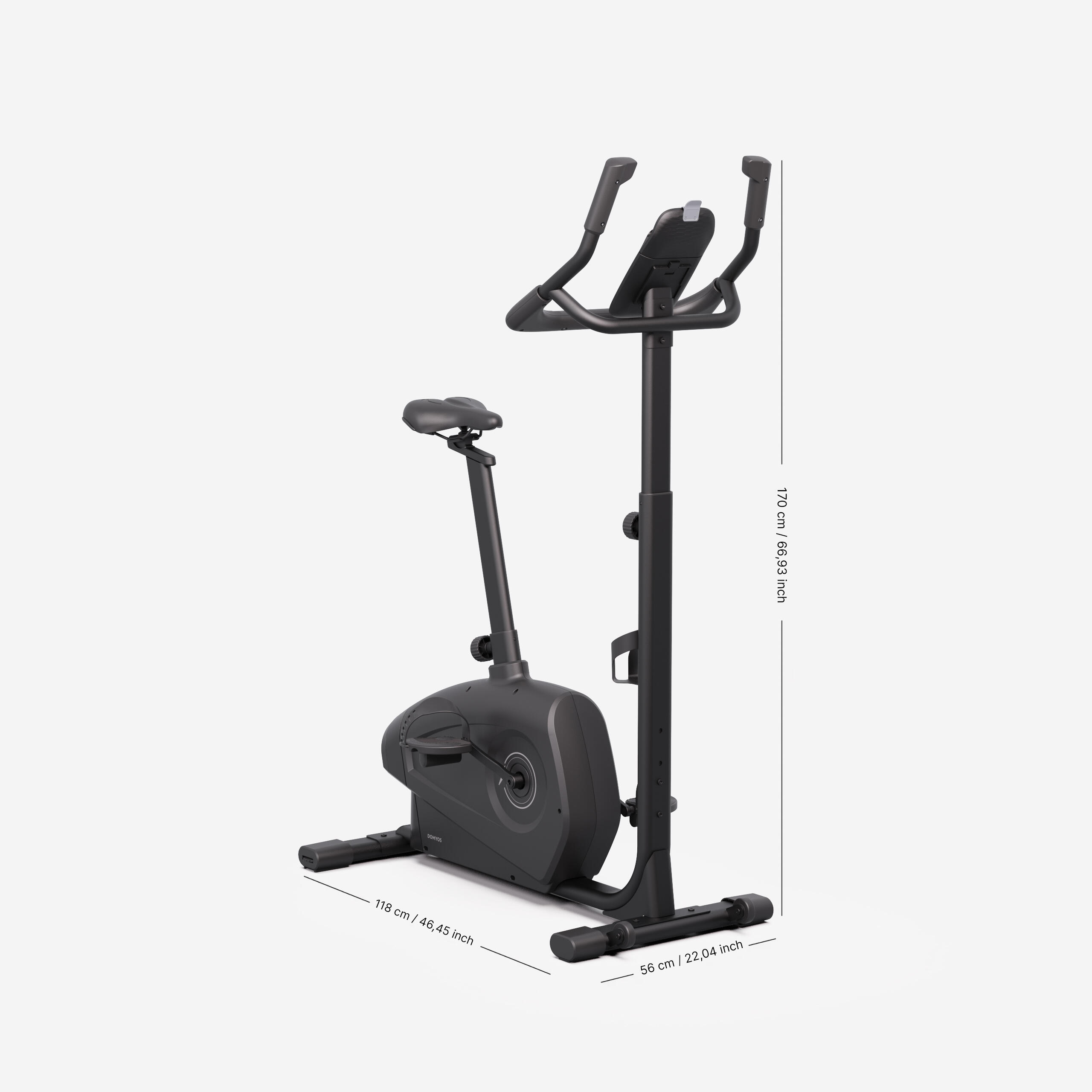 Self-Powered Connected Exercise Bike - EB 900 B - Black - Domyos ...
