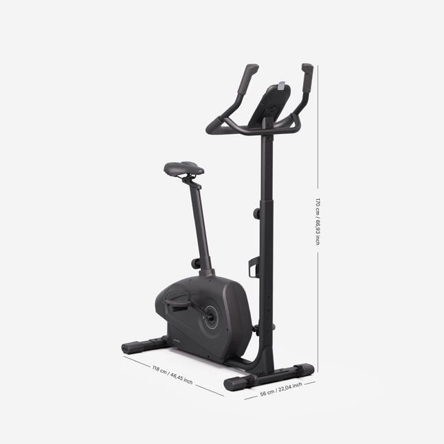 Rower stacjonarny Domyos EB900 B samozasilający DOMYOS | Decathlon