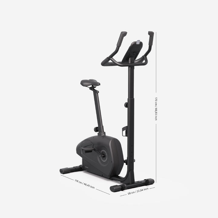 Rower stacjonarny Domyos EB900 B samozasilający DOMYOS | Decathlon