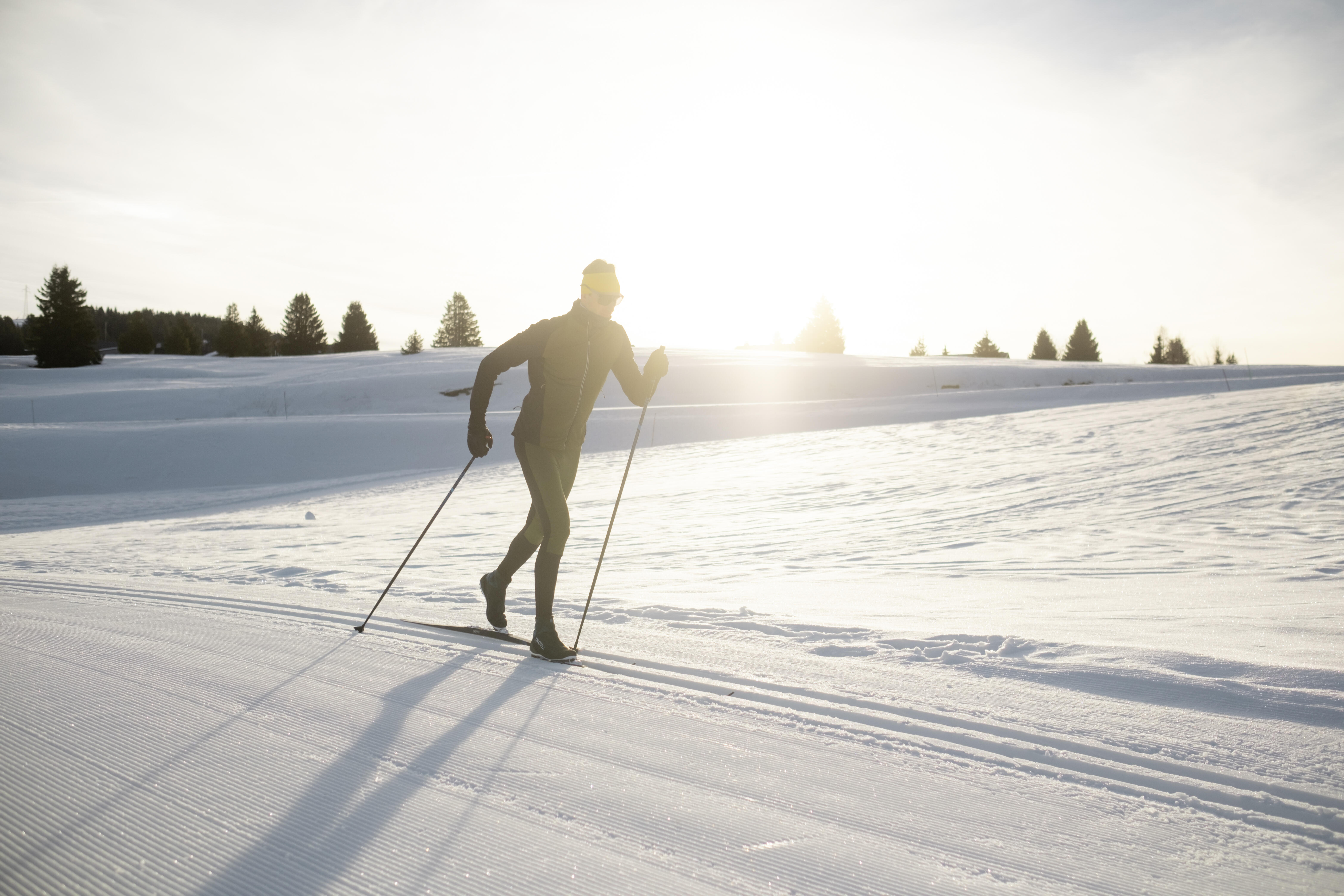 Men's Cross-Country Ski Jacket – XC S 550 - golden olive green - Inovik ...