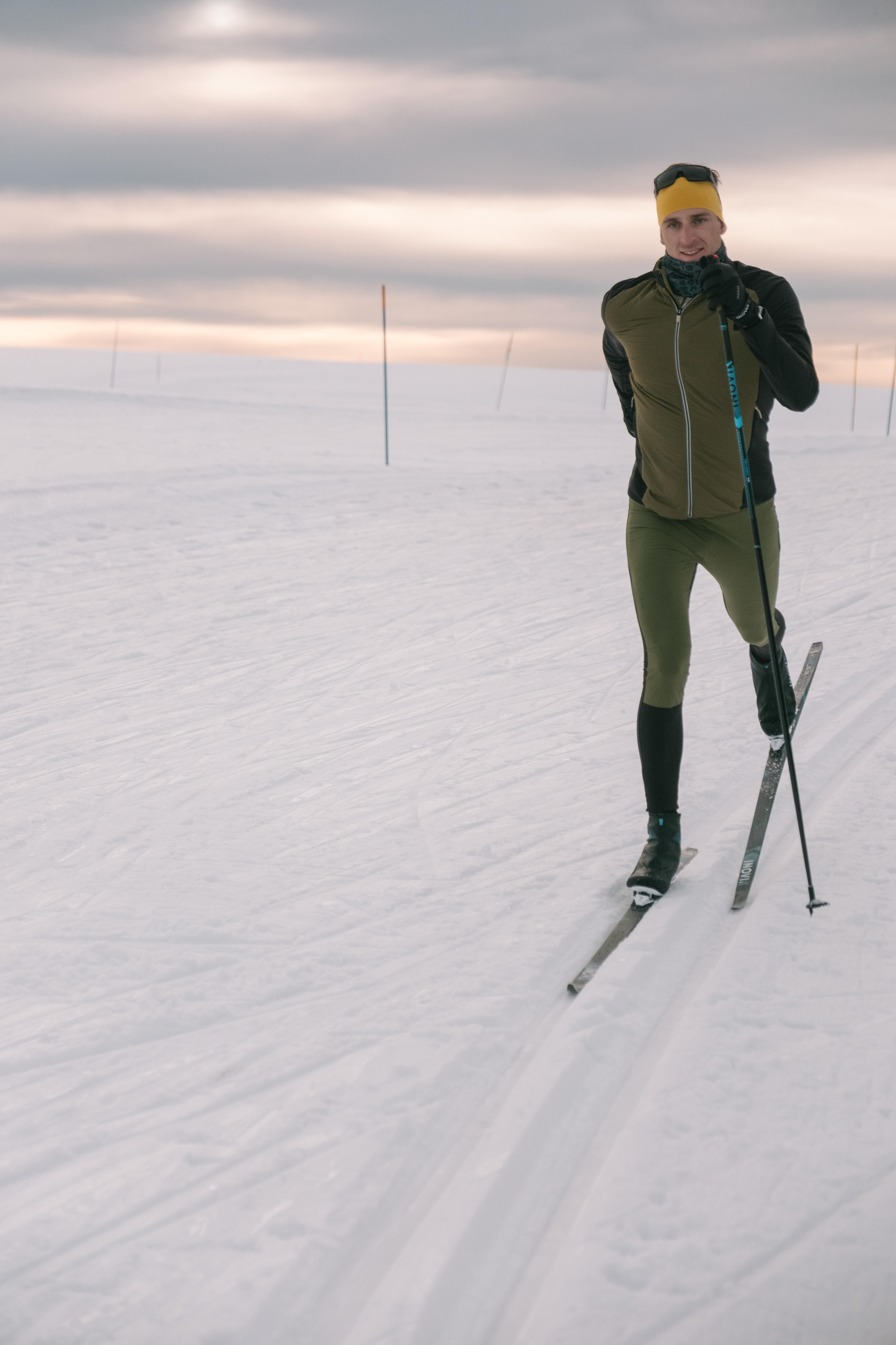 Men's Cross-Country Ski Jacket – XC S 550 - golden olive green - Inovik ...