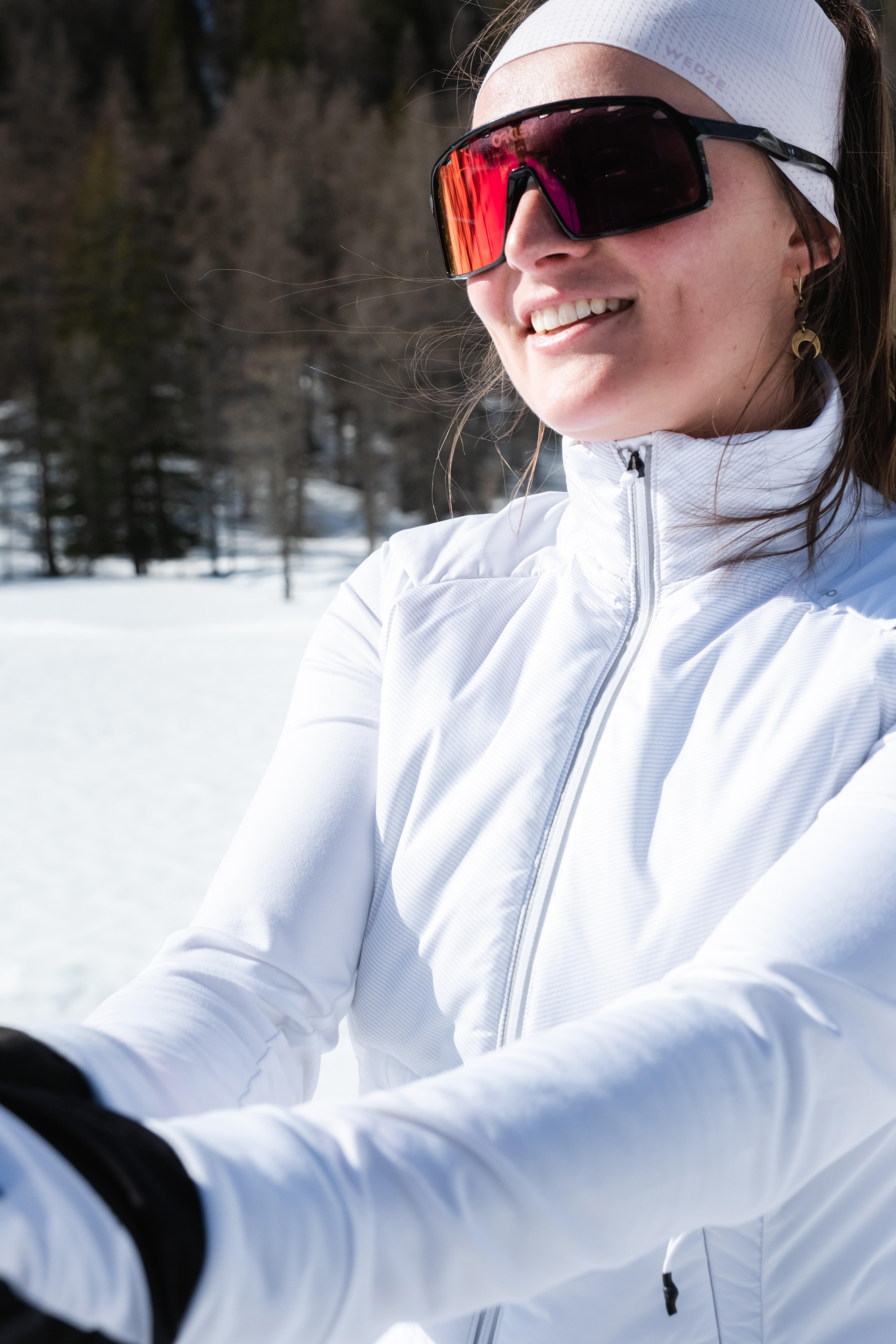 Women’s Cross-Country Ski Jacket – XC S 550 - Snow white - Inovik ...