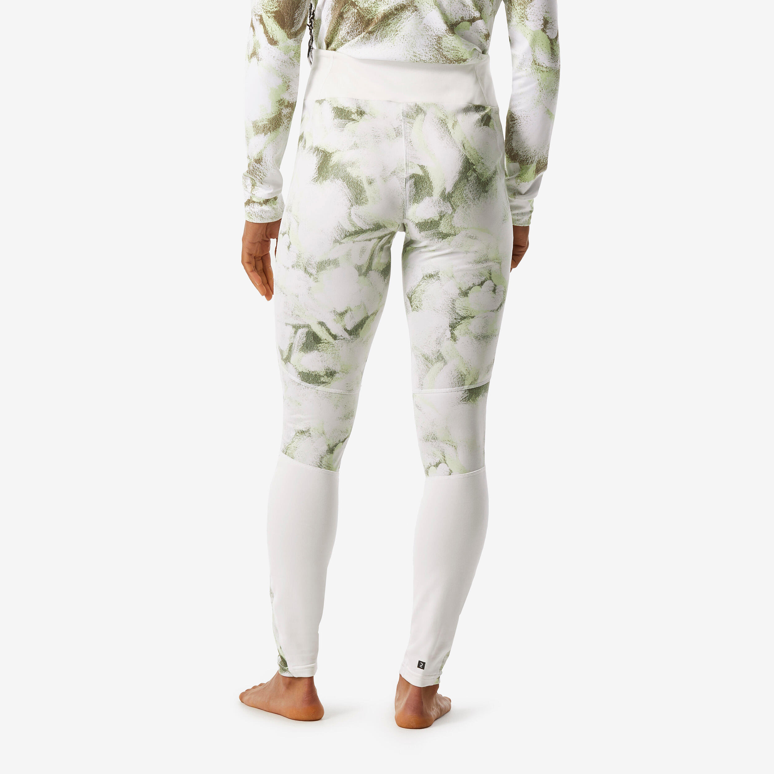 Women’s Thermal Ski Base Layer Bottoms - BL 500 - Beige - Wedze - Decathlon