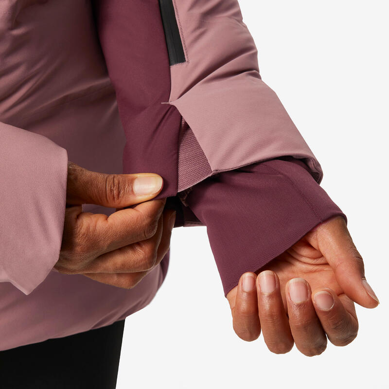 WEDZE - Geacă Schi călduroasă și impermeabilă Warm 900 Bej Damă | Decathlon