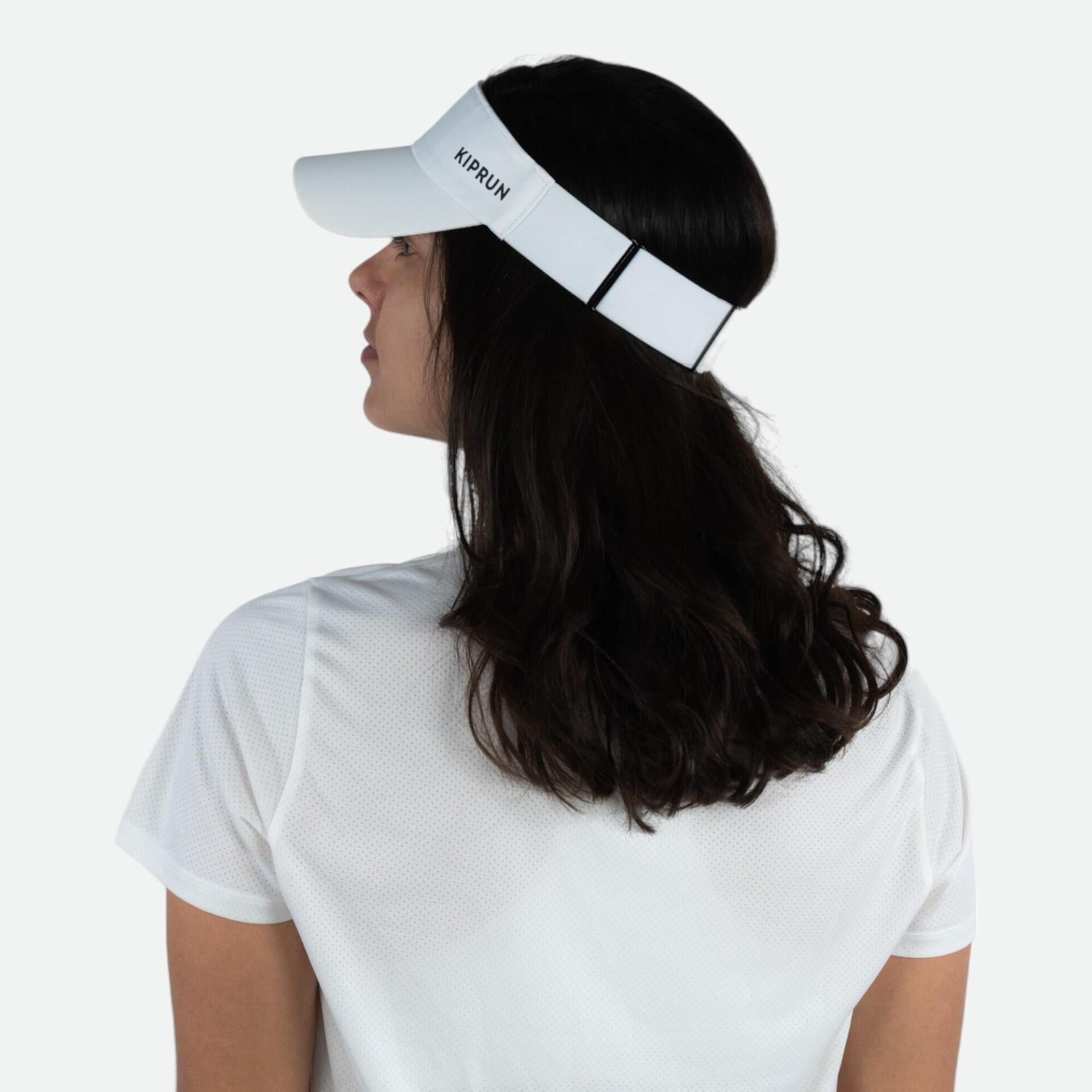 Adult Running Visor - KIPRUN V2 - White