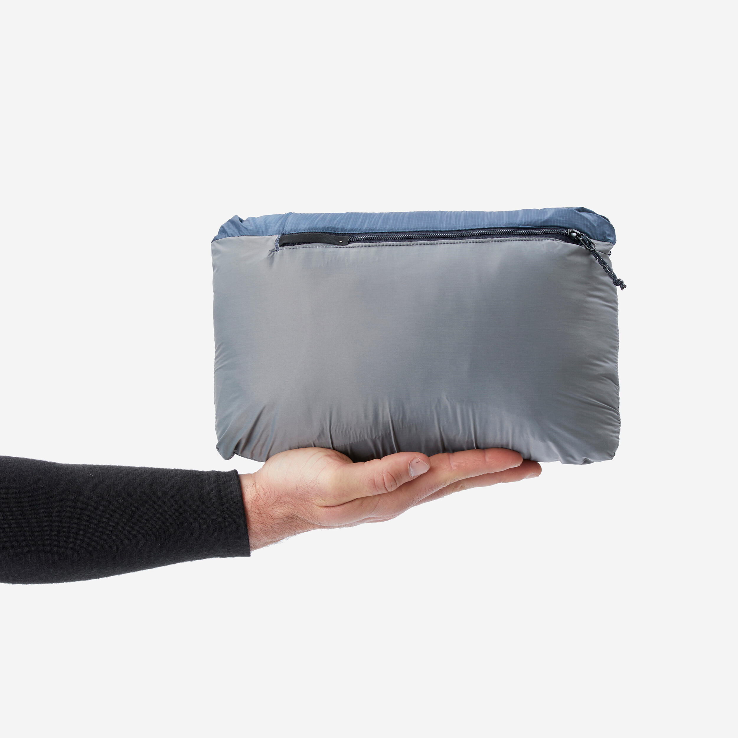 Men’s Winter Jacket - MT 100 Blue - Abyss blue - Forclaz - Decathlon