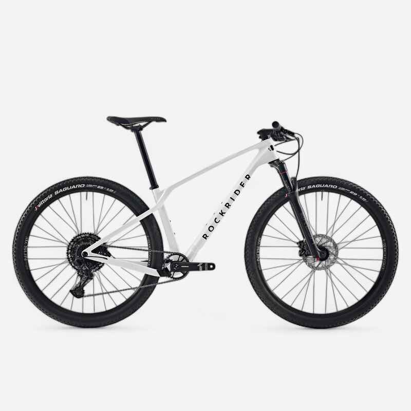 Hardtail mountain bike XC carbon frame RACE 900 NX - White - Decathlon