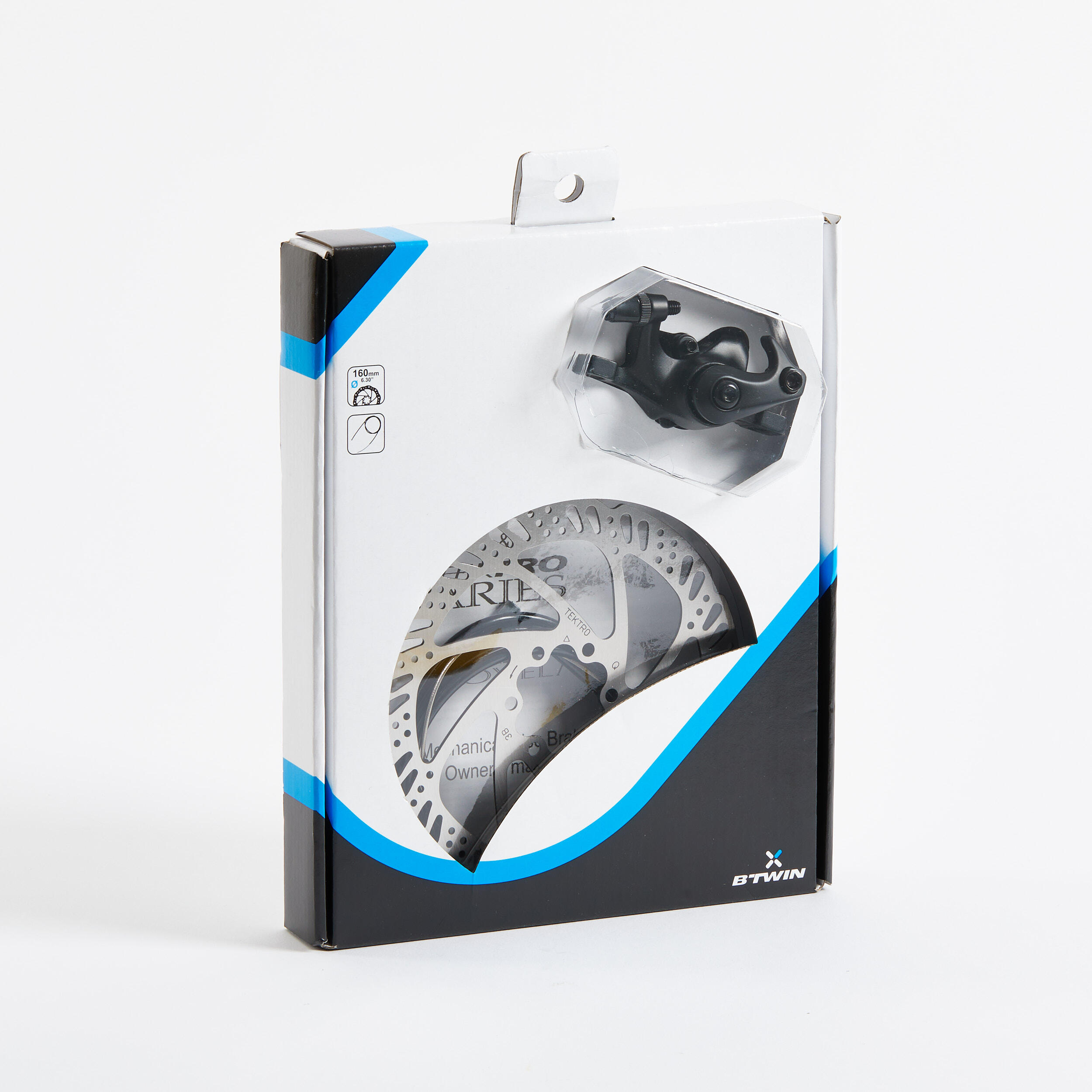 Cable Activated Disc Brake Kit - Carbon grey - Decathlon - Decathlon