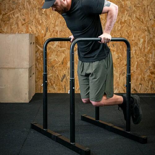 Adjustable and Compact Design Dip Bars TS 100!