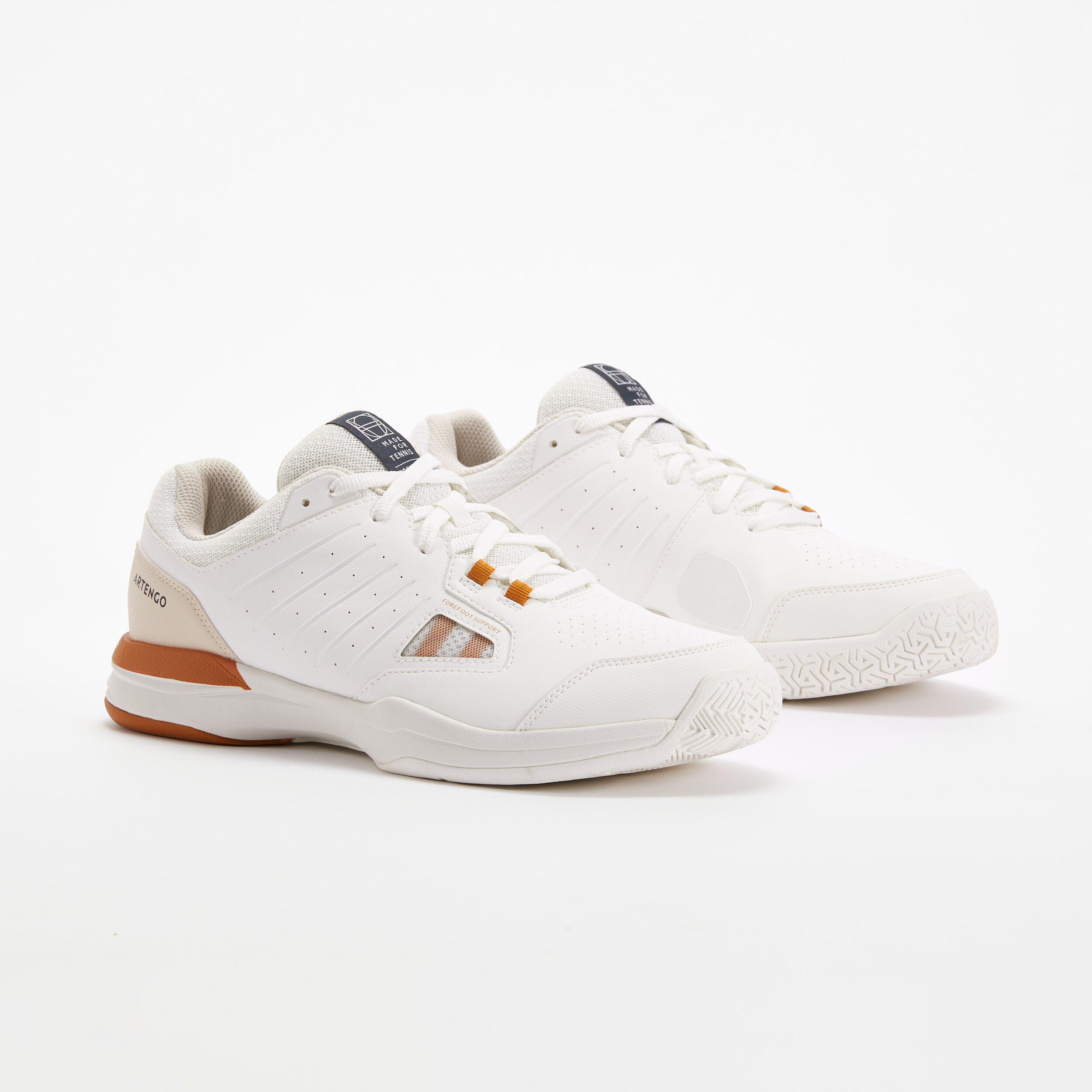Men's Multi-Court Tennis Shoes – TS500 - Magnolia, Eggshell, Golden ...