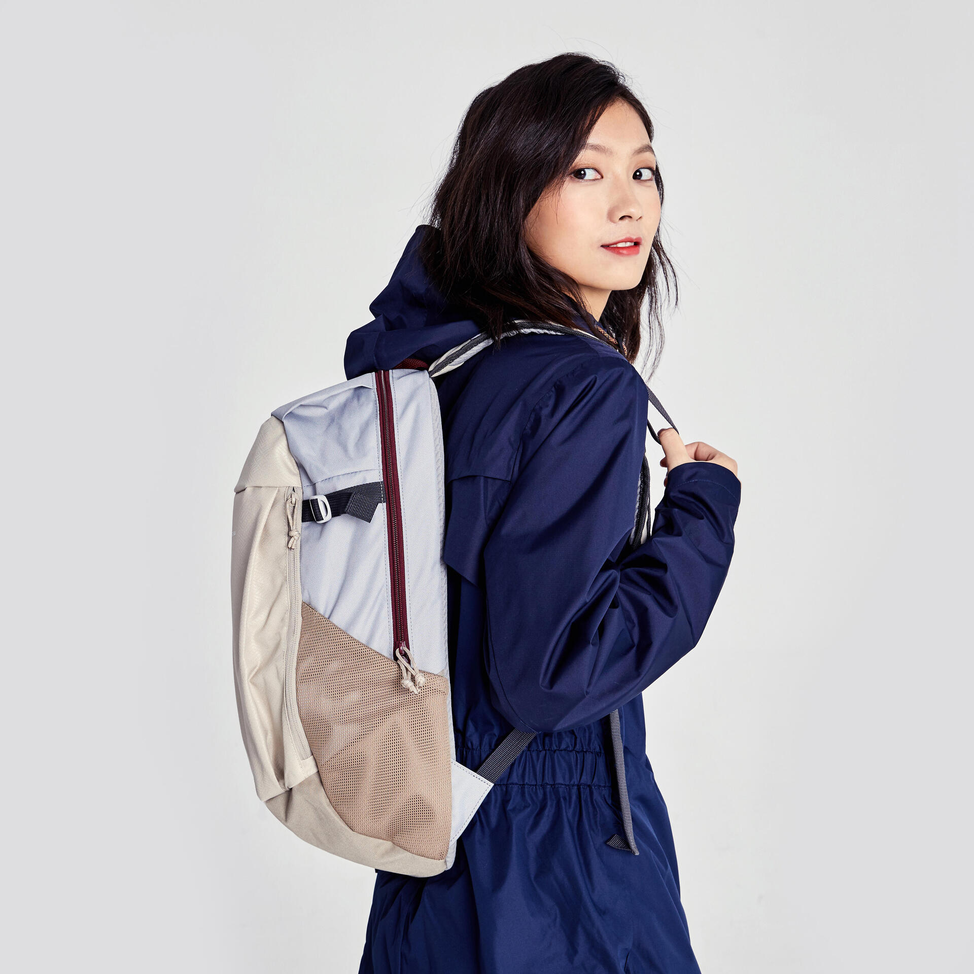 20 L Hiking Backpack - Arpenaz NH100 - Beige