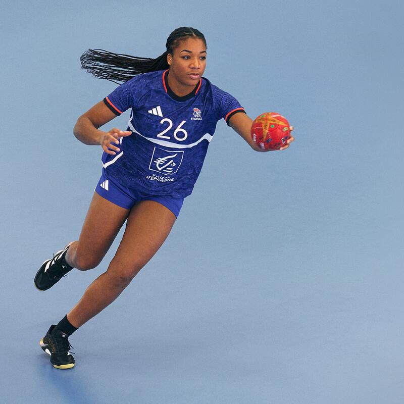 Maillot handball France 2024 - coupe femme bleu ADIDAS | Decathlon