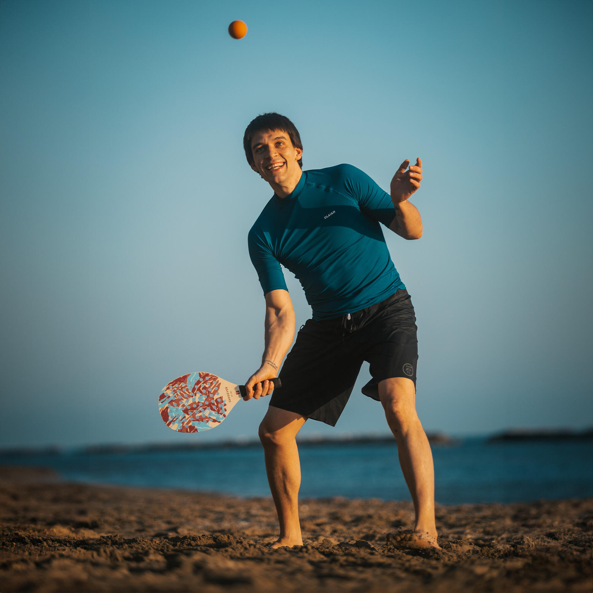 Beach Tennis Racket Set - Experience Red - Brick red, Snowflake blue ...