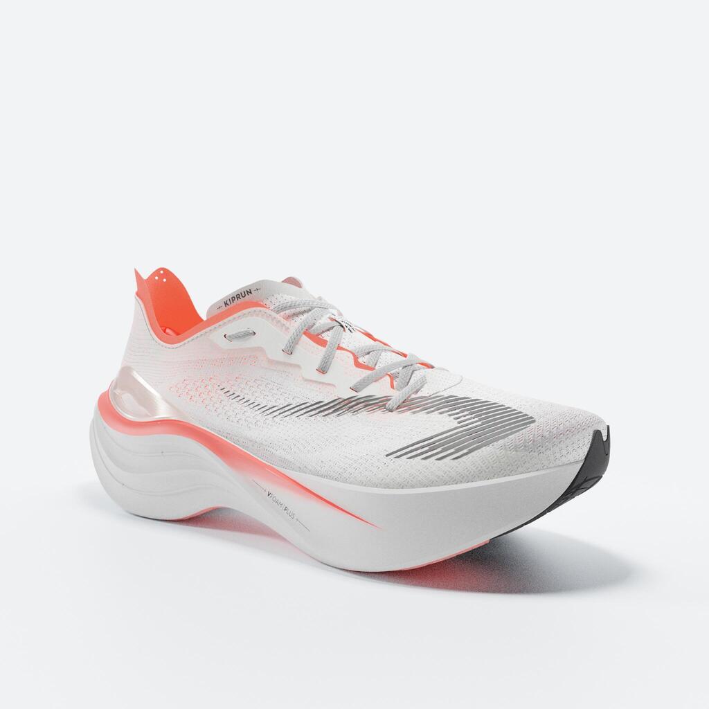 Men's Road Running Shoes KD900.2 (For Interval & Tempo Run) - White/Pink