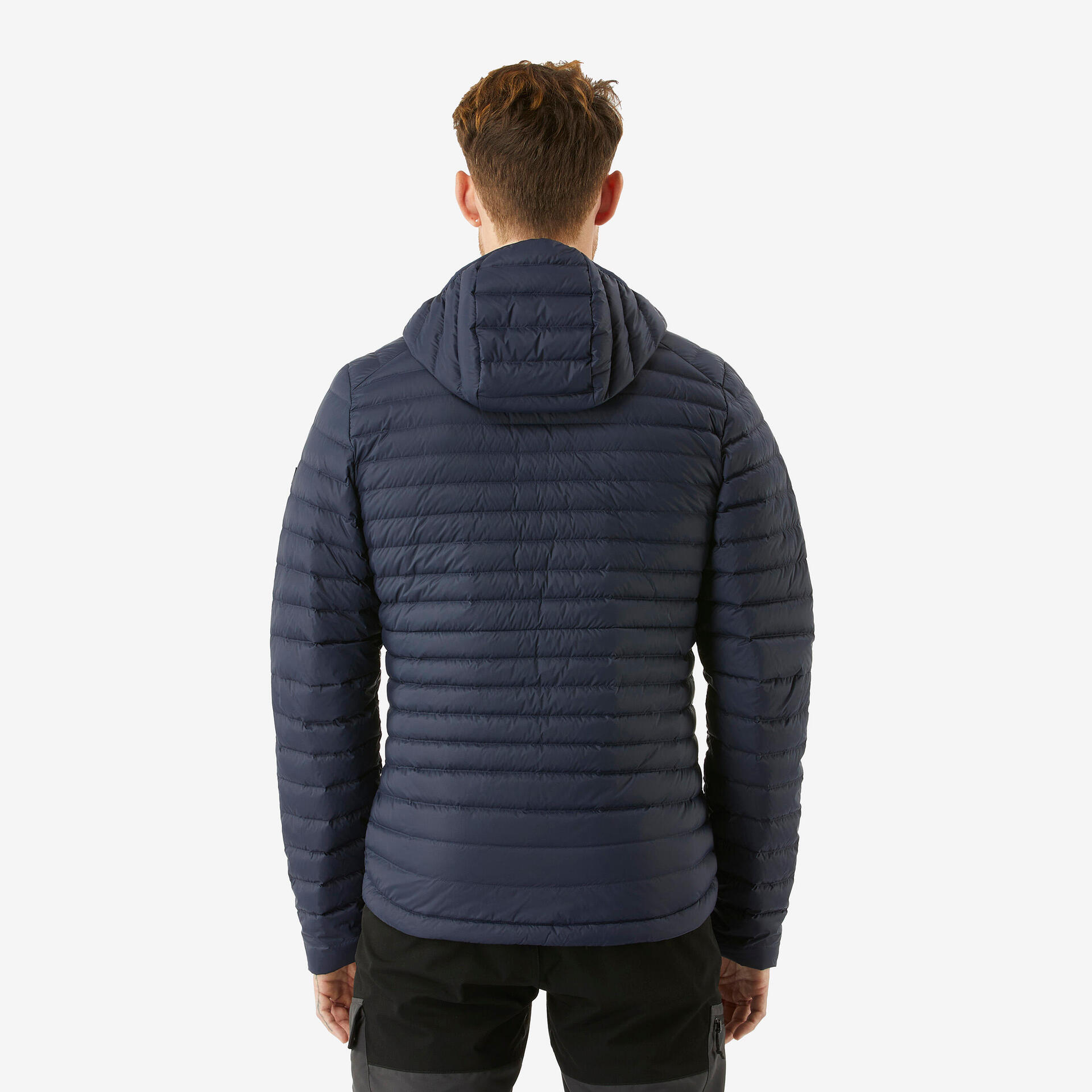Men's Mountain Trekking Down Jacket - TREK 100 -5°C Navy
