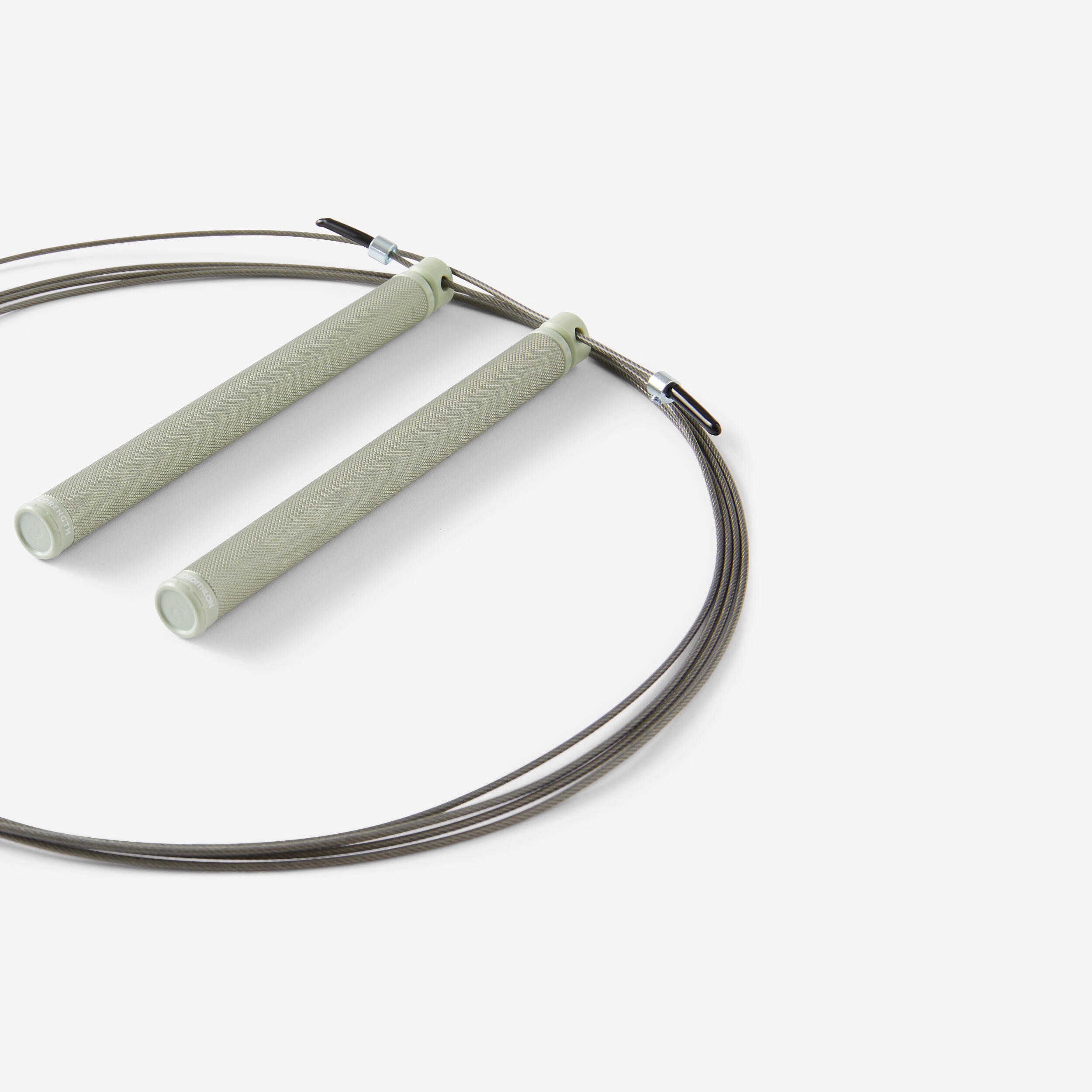 Skipping Rope - Speed Rope Pro Green - Sage green - Corength - Decathlon
