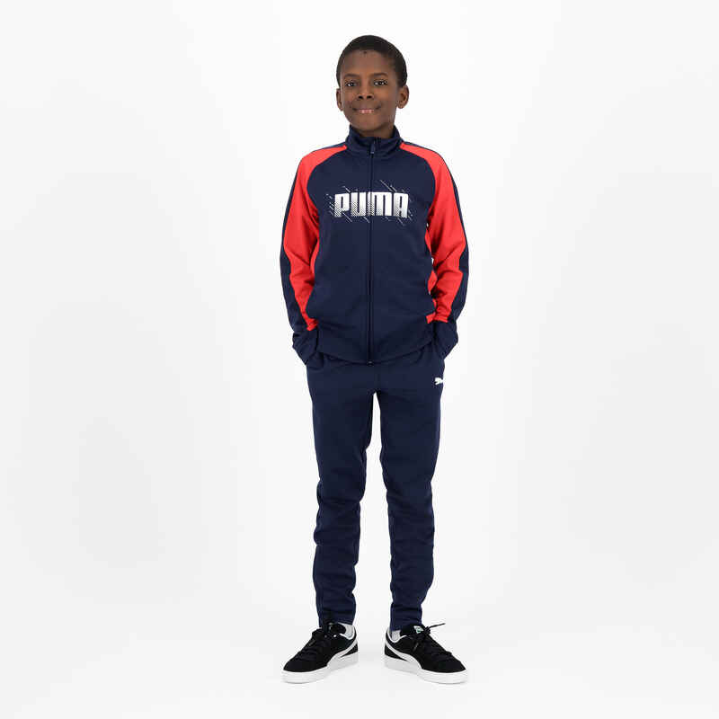 Kids' Tracksuit - Blue/Red - Decathlon