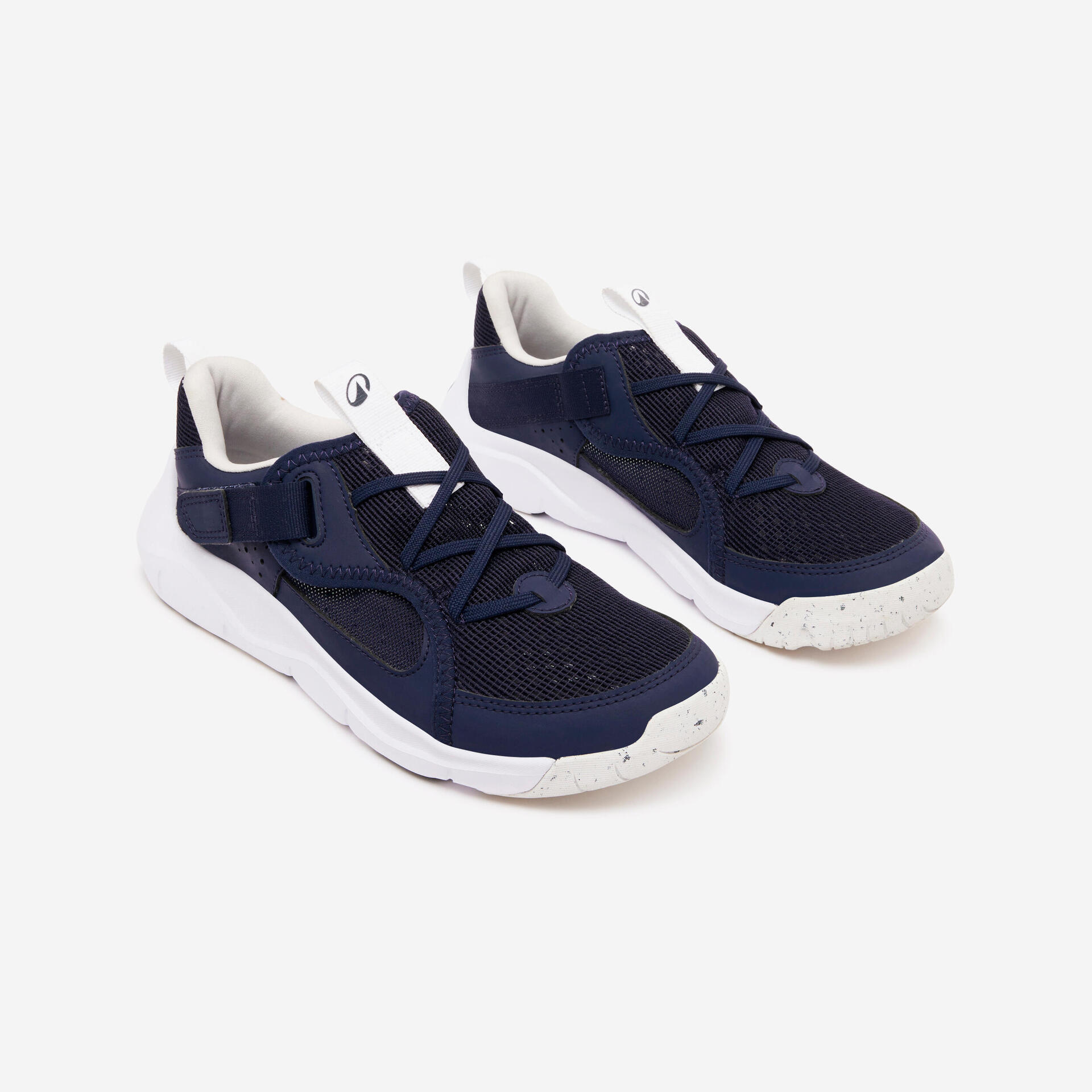 Kids' Rip-Tab Shoes Playful Summer - Navy Blue