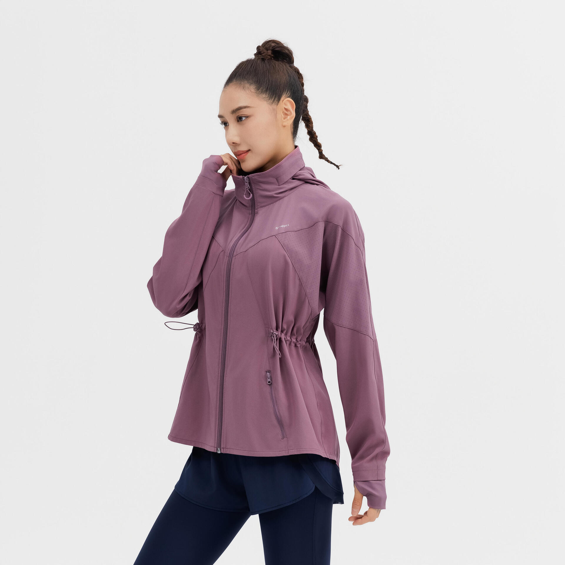 Loose Hooded Fitness Jacket