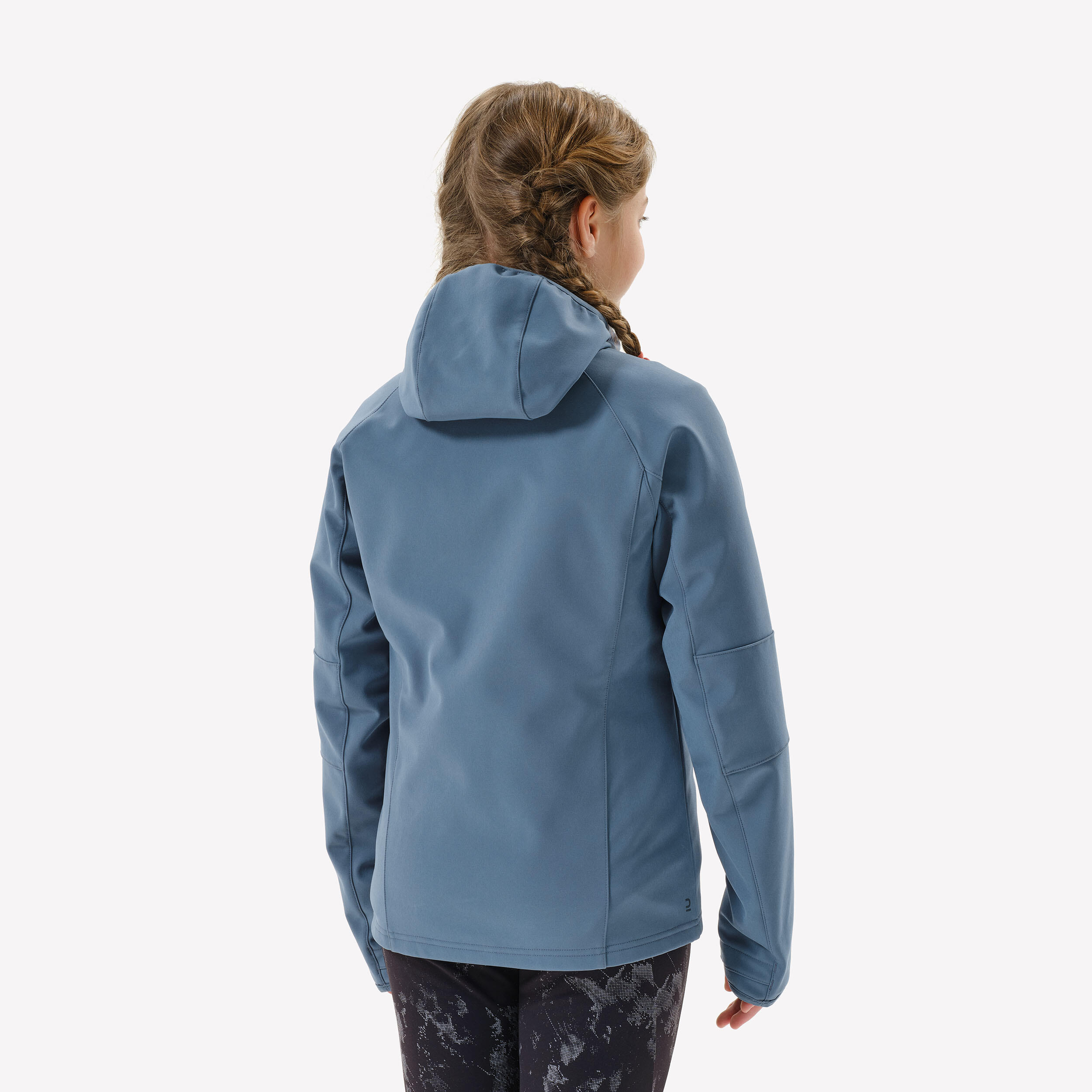 Kids’ Softshell Hiking Jacket - MH 900 Ages 7-15 - Storm Blue, Cloudy ...