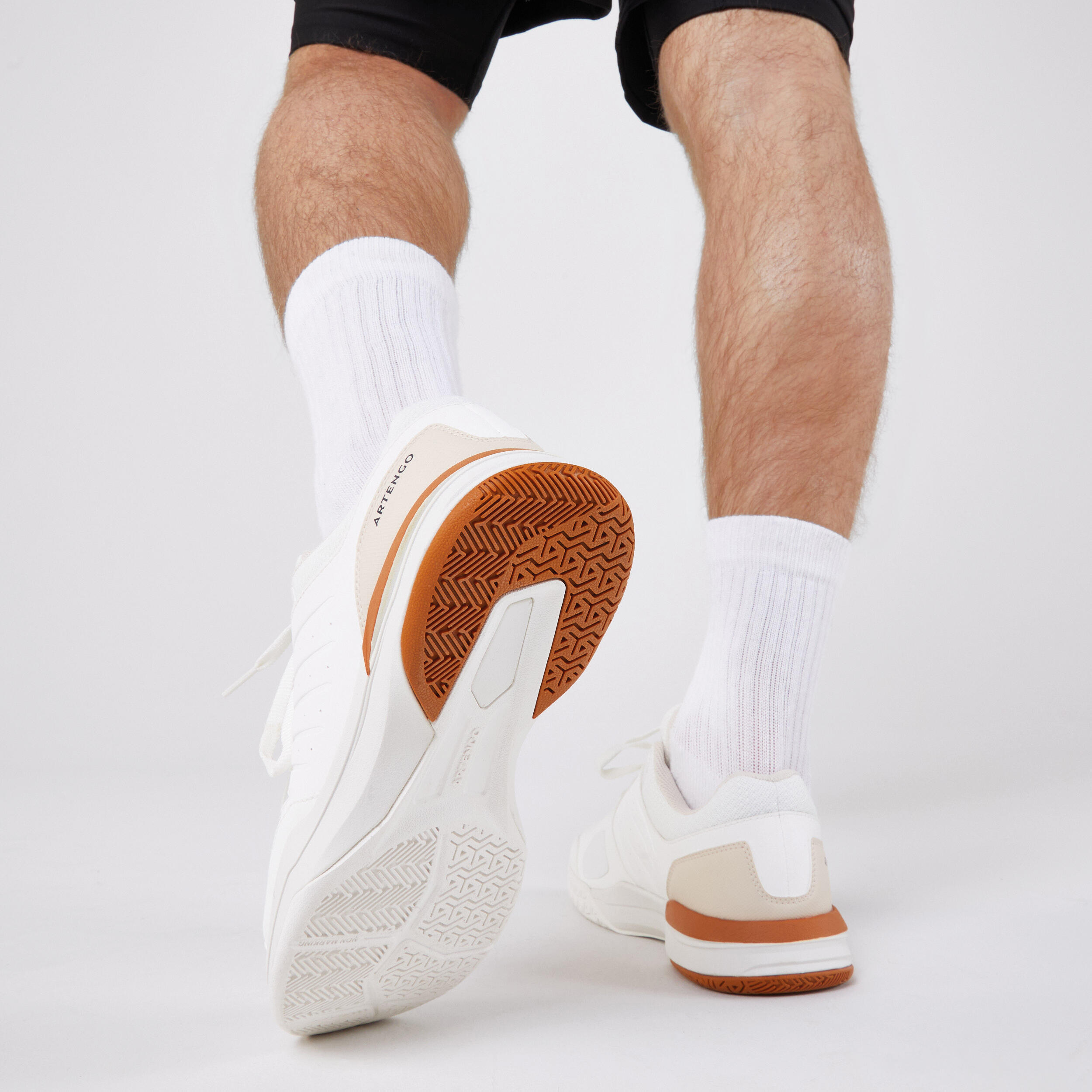 Men's Multi-Court Tennis Shoes – TS500 - Magnolia, Eggshell, Golden ...